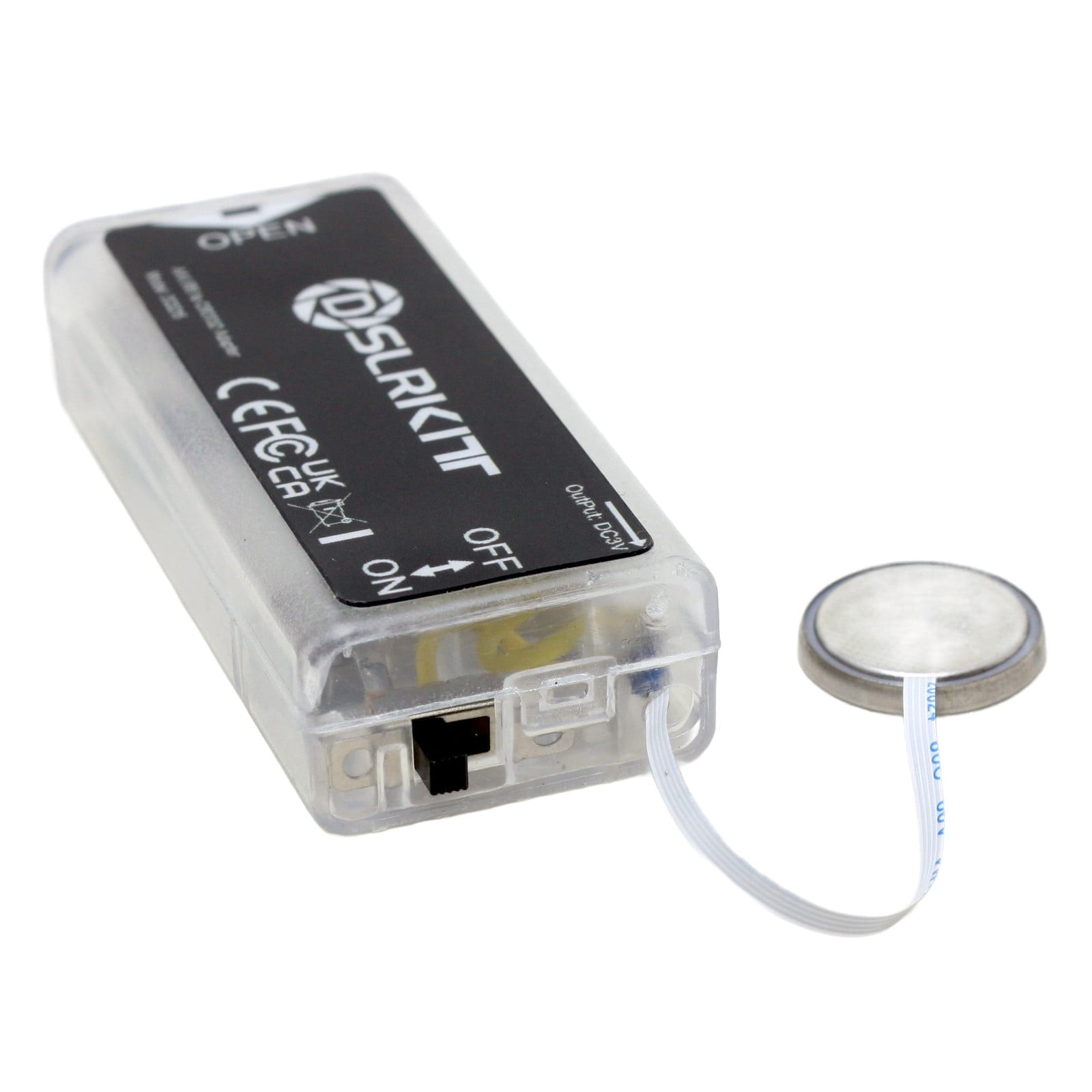 AA/LR6 to CR2032 Dummy Battery Adapter Converter w/ ON/OFF Switch Thin ...