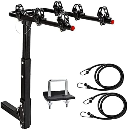 AA Products 3 Bike Rack Platform Hitch Mount Rack Foldable Bicycle Rack ...