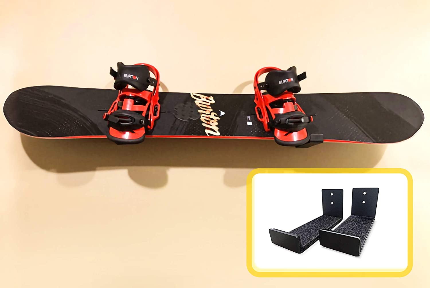 AA Products A Couple of Aluminium Snowboard Display Wall Mount Rack w ...