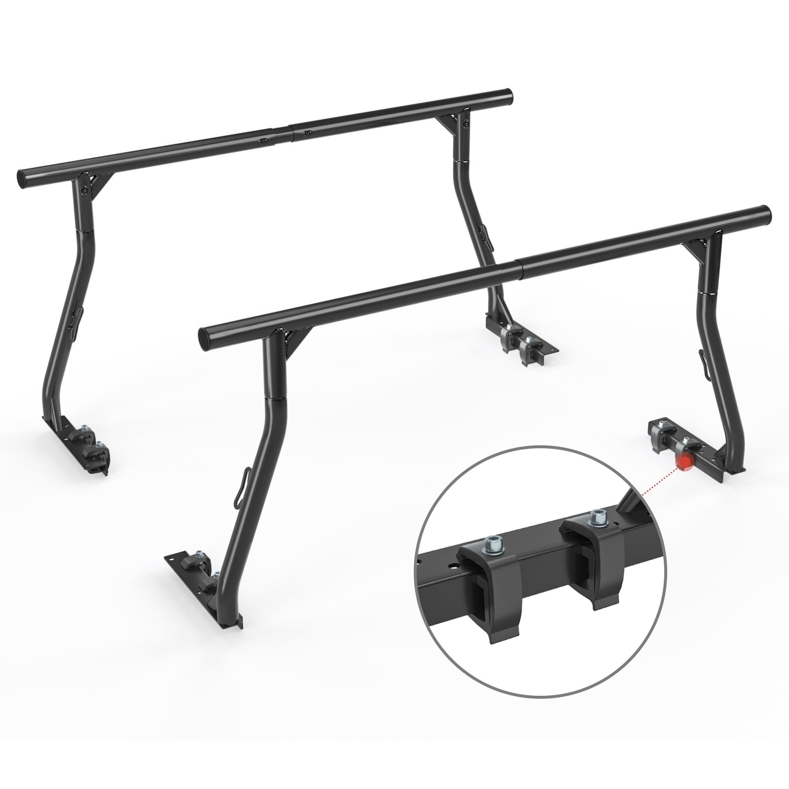 AA Products Inc. Non-Drilling Extendable Steel Pick-Up Truck Ladder ...