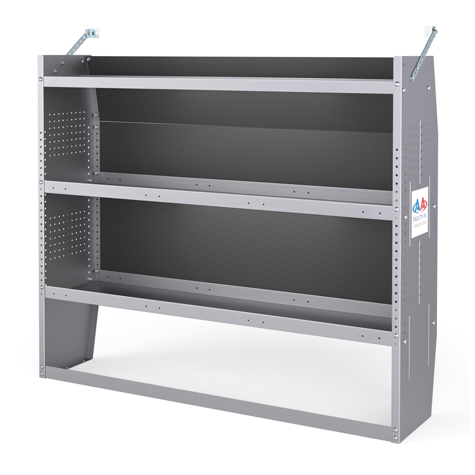 SH-4605 Steel Van Shelving Storage System, 52" W x 46" H x 13" D-Grey ...