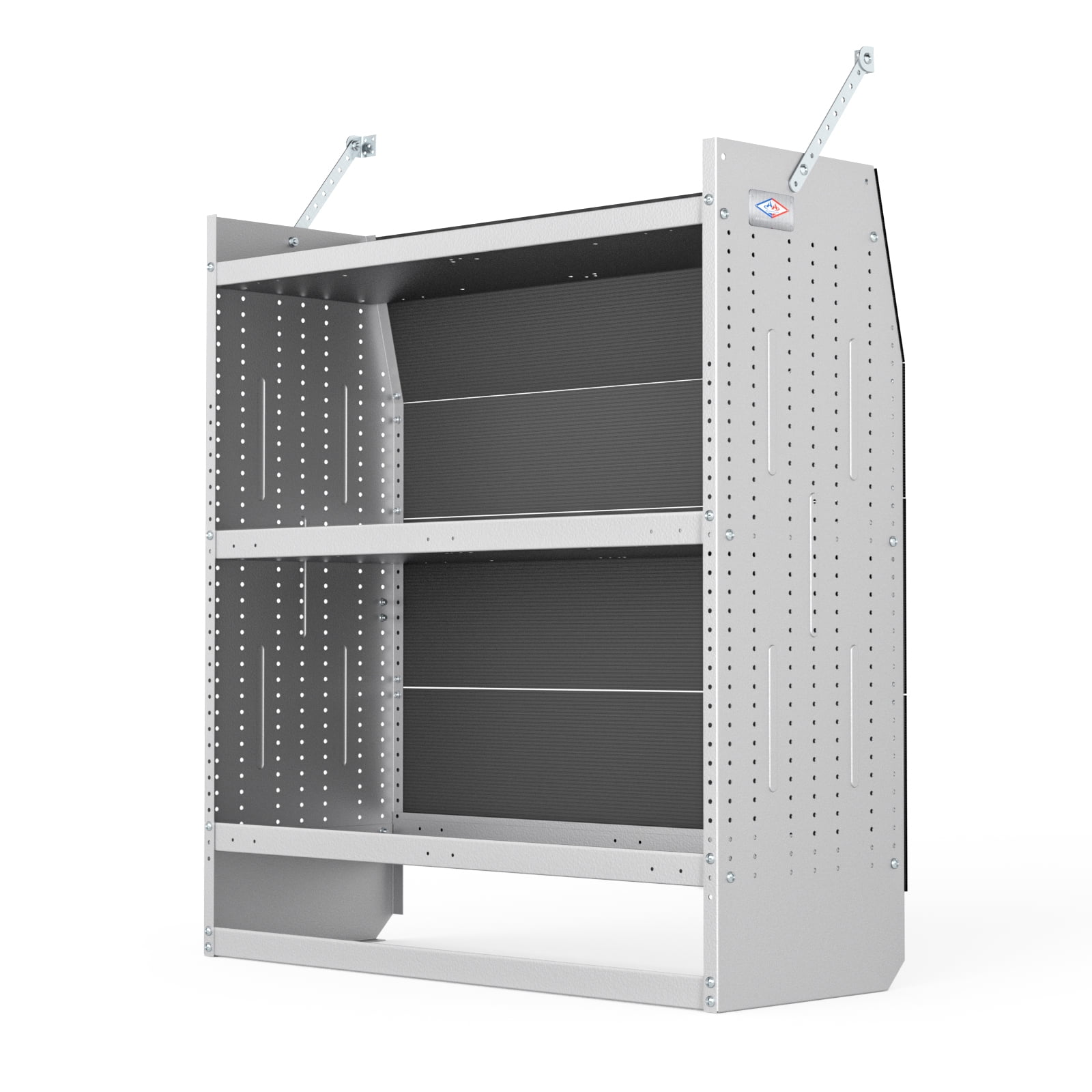 AA Products Model SH-4604-T3 Steel Low/Mid/High Roof Van Shelving ...