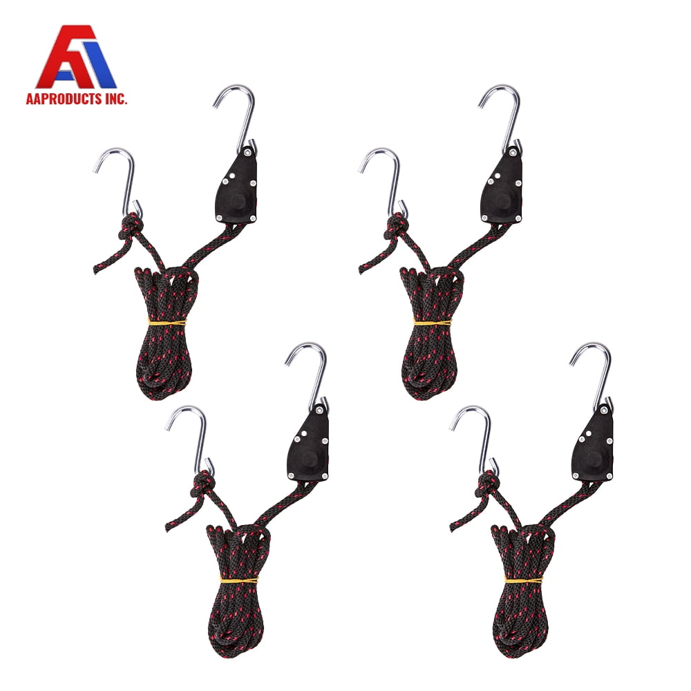 AA Products Ratchet Kayak and Canoe Bow and Stern Tie Down Straps ...