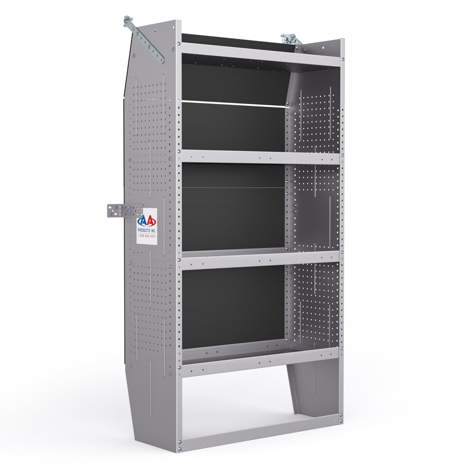 AA Products SH-6003 Steel Mid/High Roof Van Shelving Storage System ...