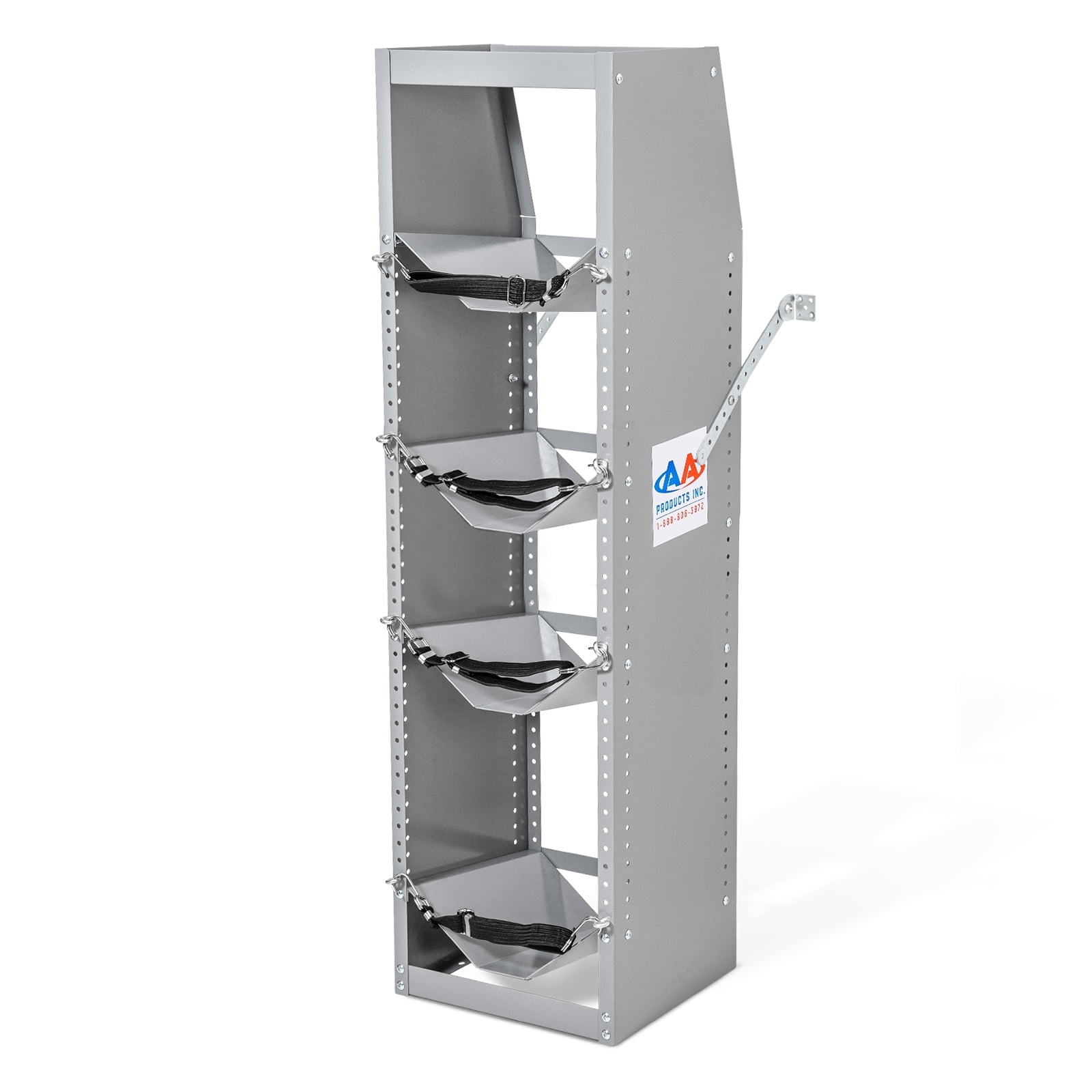 AA Products TR-4-52 Refrigerant Tank Rack Steel Freon Tank Holder Rack ...