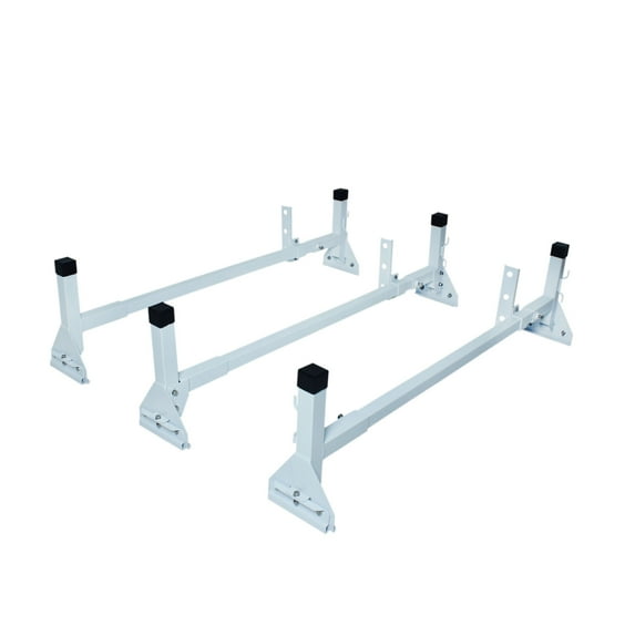 AA-Racks Aluminum Universal Fullsize Van Three Bar Rain Gutter Roof ...