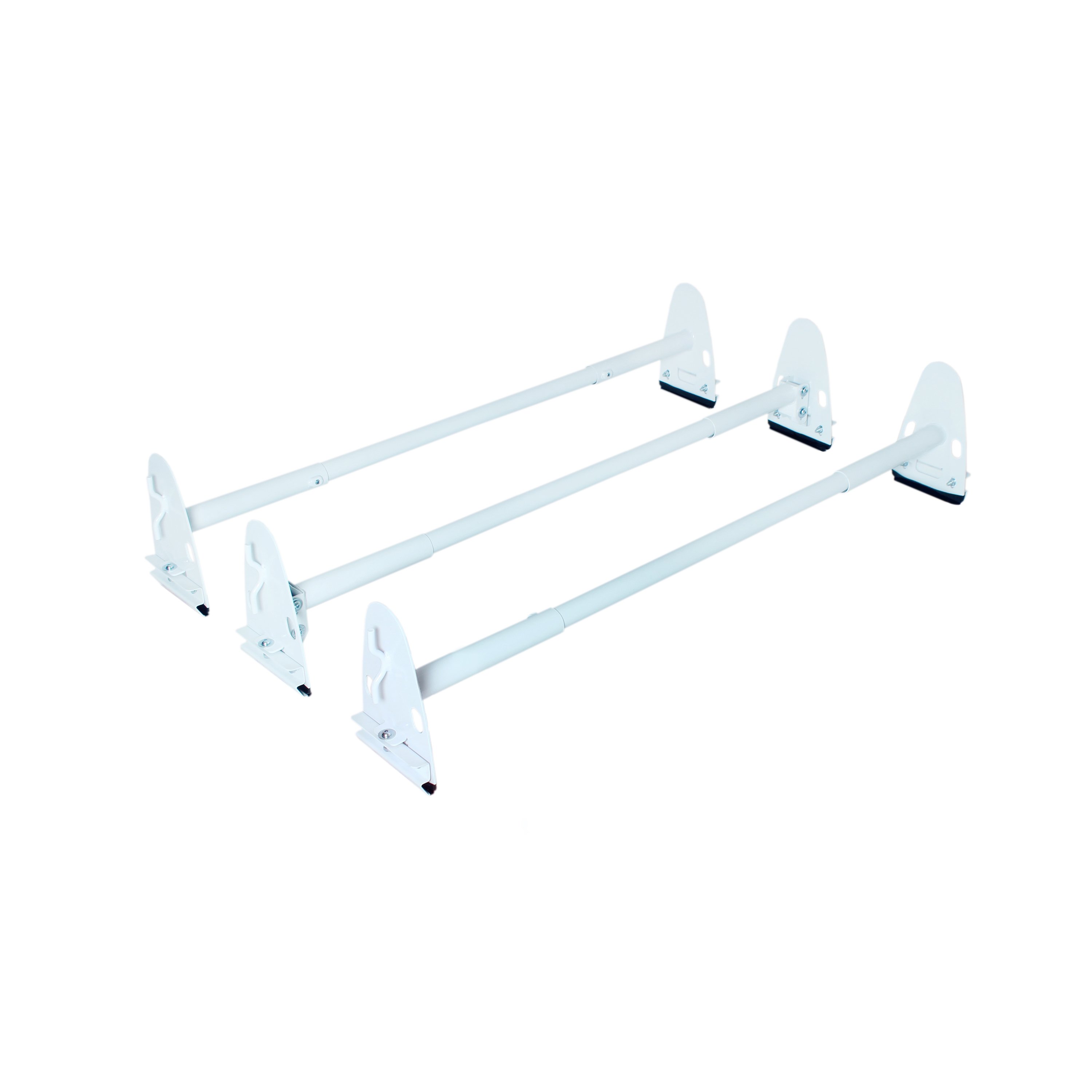 AA-Racks Fullsize Universal Van Roof Rain Gutter Rack Three Bar Ladder ...
