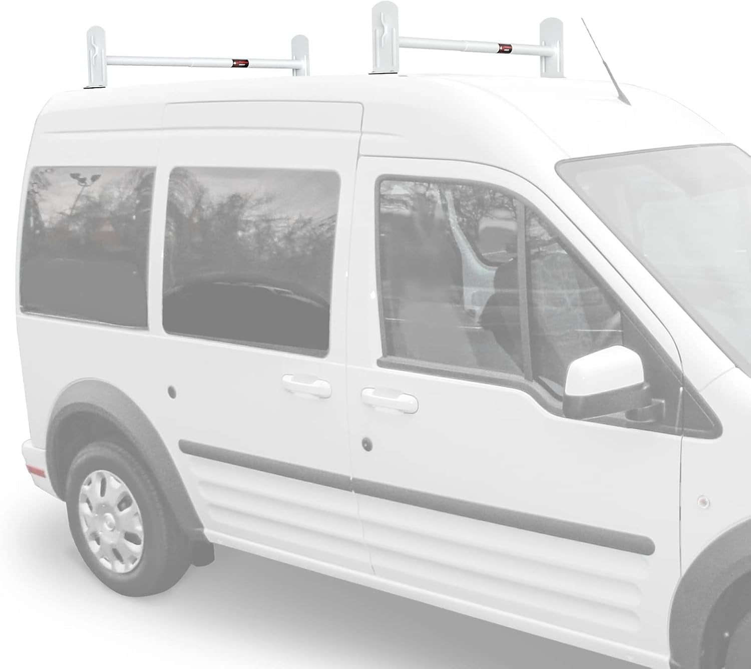 AA-Racks Model DX36 Compatible Ford Transit Connect 2008-13 Steel 2 Bar ...