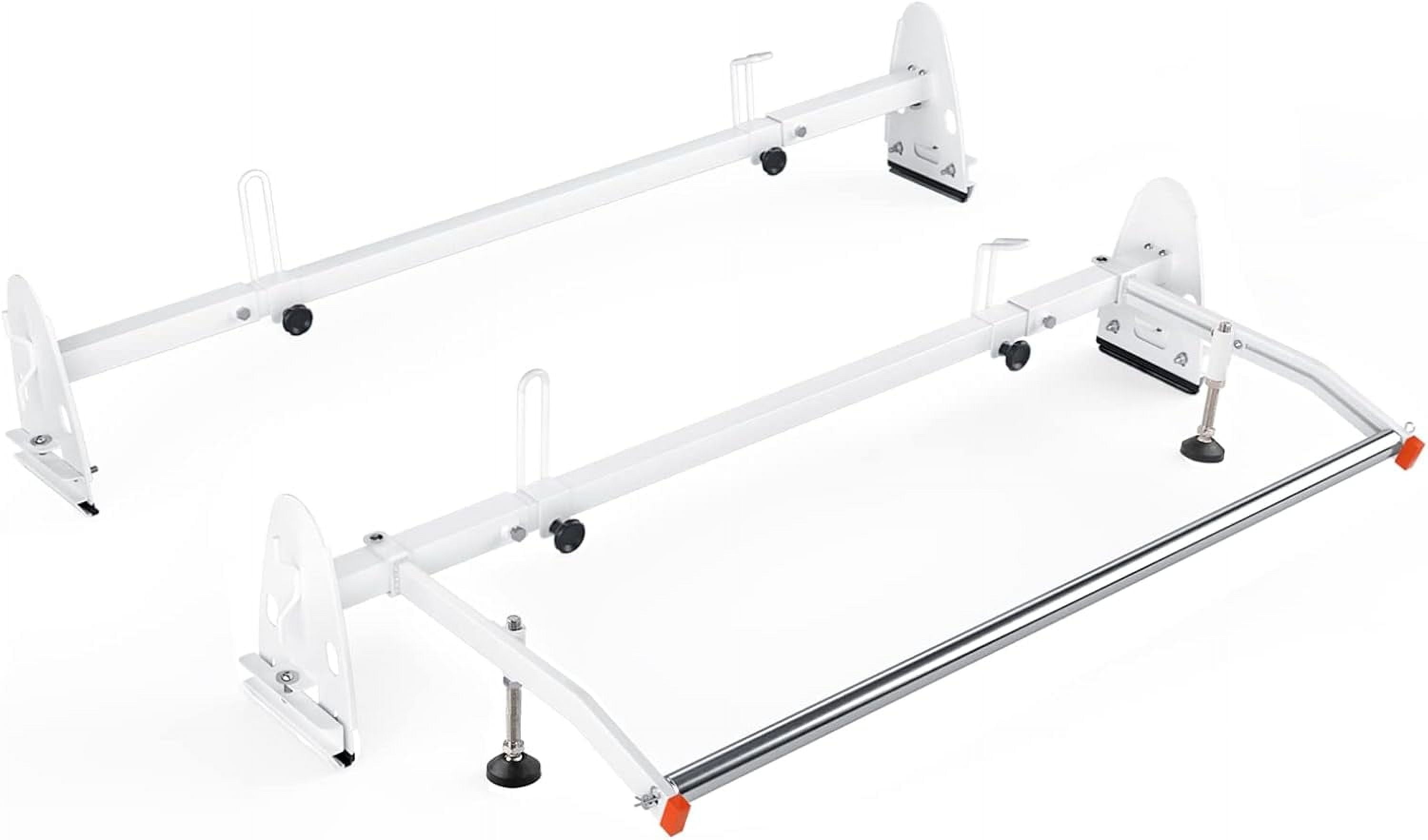 AA-Racks Model RX27 Fullsize Steel Two-Bar Van Ladder Roof Racks with ...