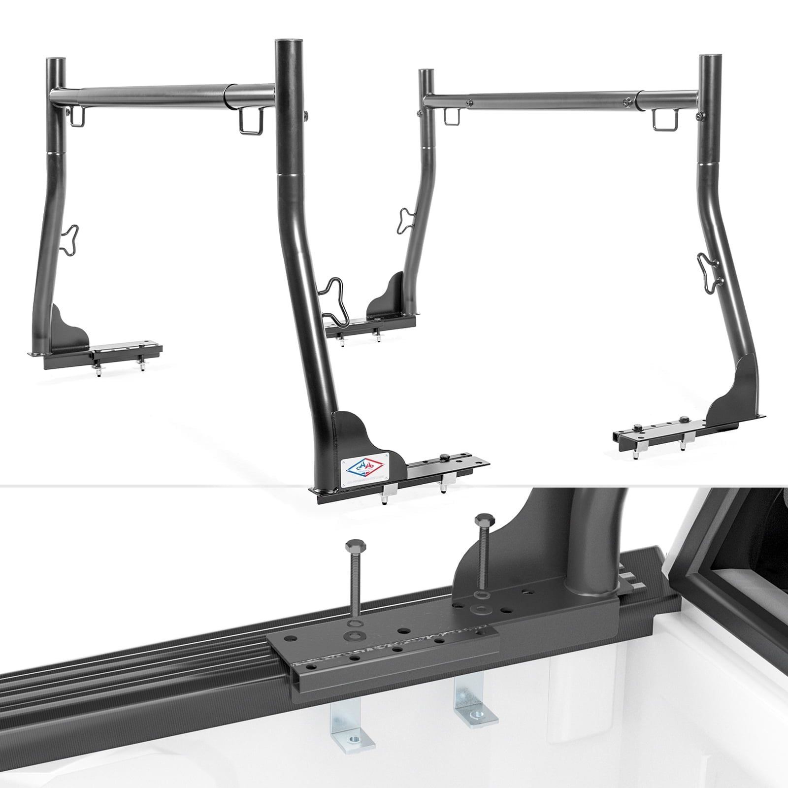 AA-Racks Model X31-J Truck Ladder Rack 800Ibs Capacity With 8 Non ...