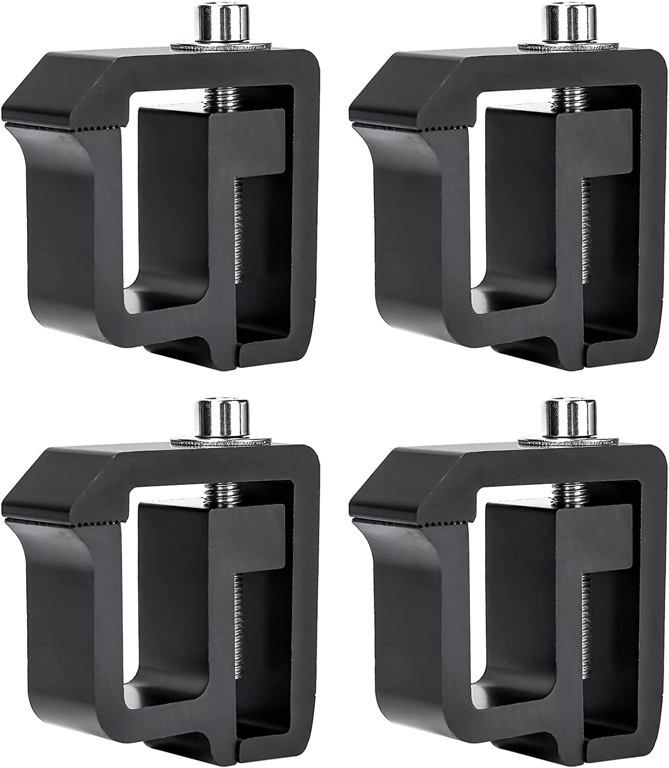 AA-Racks P-AC(4)-09 Set of 4 Aluminum C-Clamps for Non-Drilling Truck ...