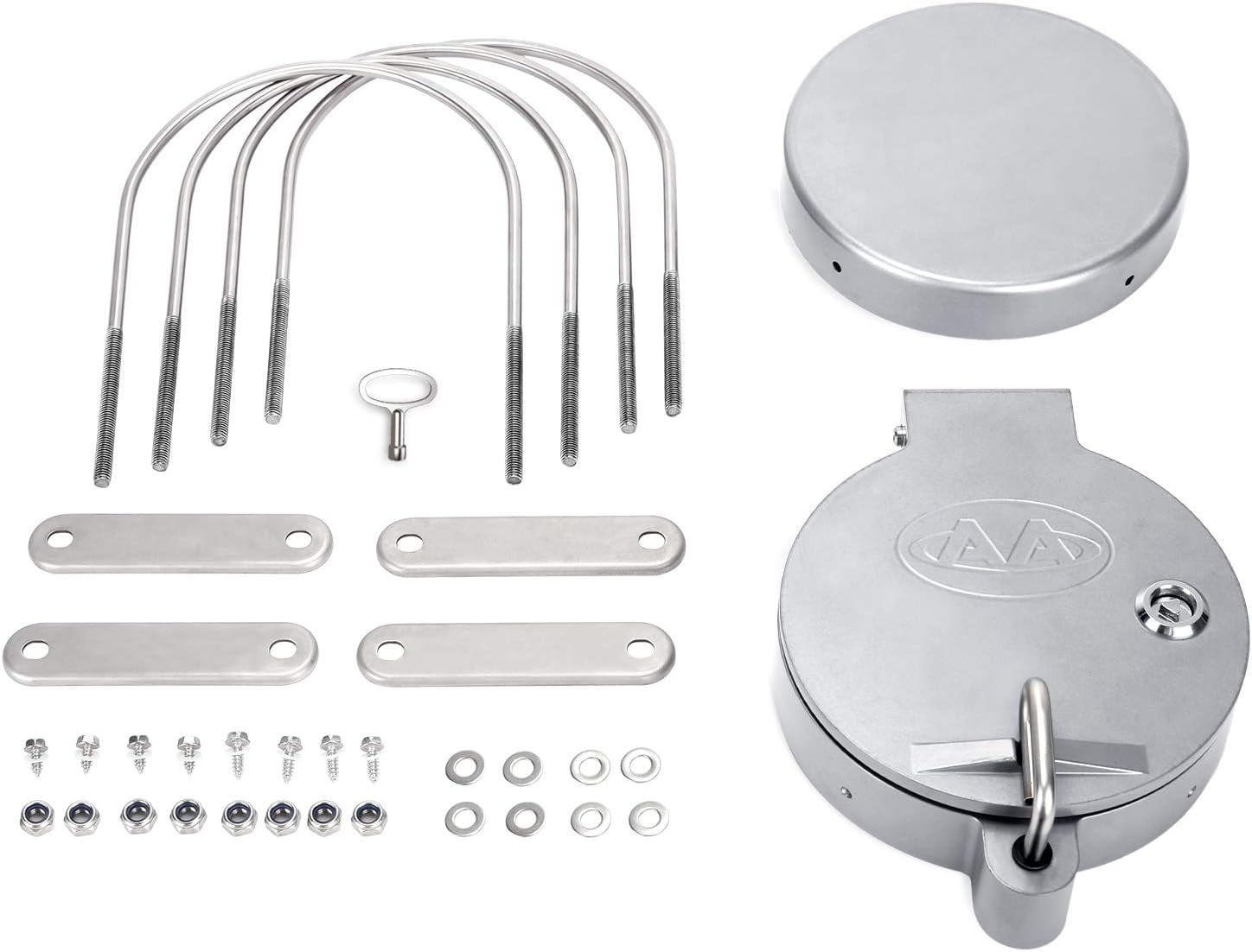 AA-Racks Universal Conduit Carrier Kit Fit 4" PVC Pipe, No Drilling ...