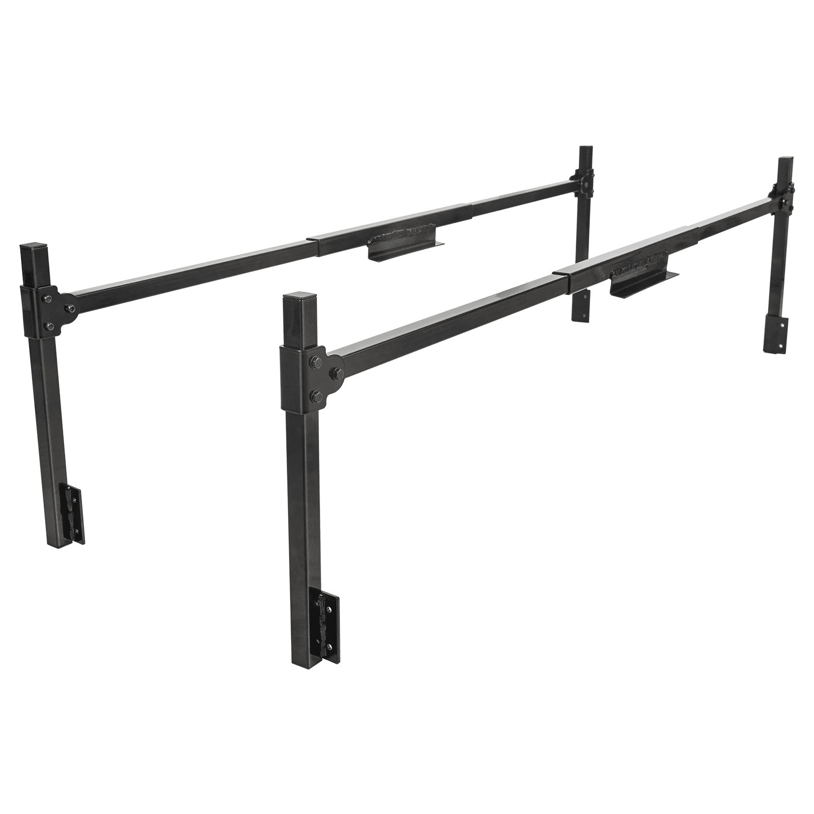 AA Racks X-TCR Universal Adjustable Truck Caps Ladder Rack, Black ...