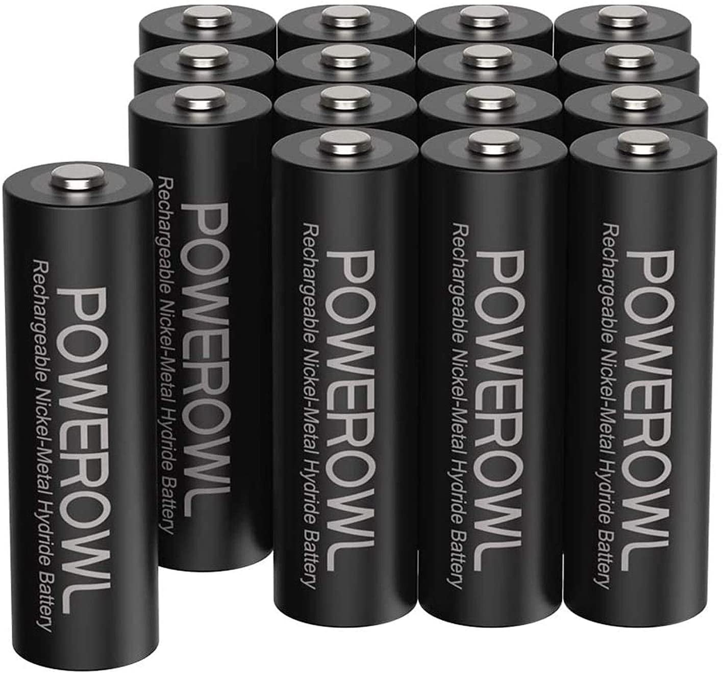 AA Rechargeable Batteries, 2800mAh High Capacity Batteries 1.2V NiMH ...