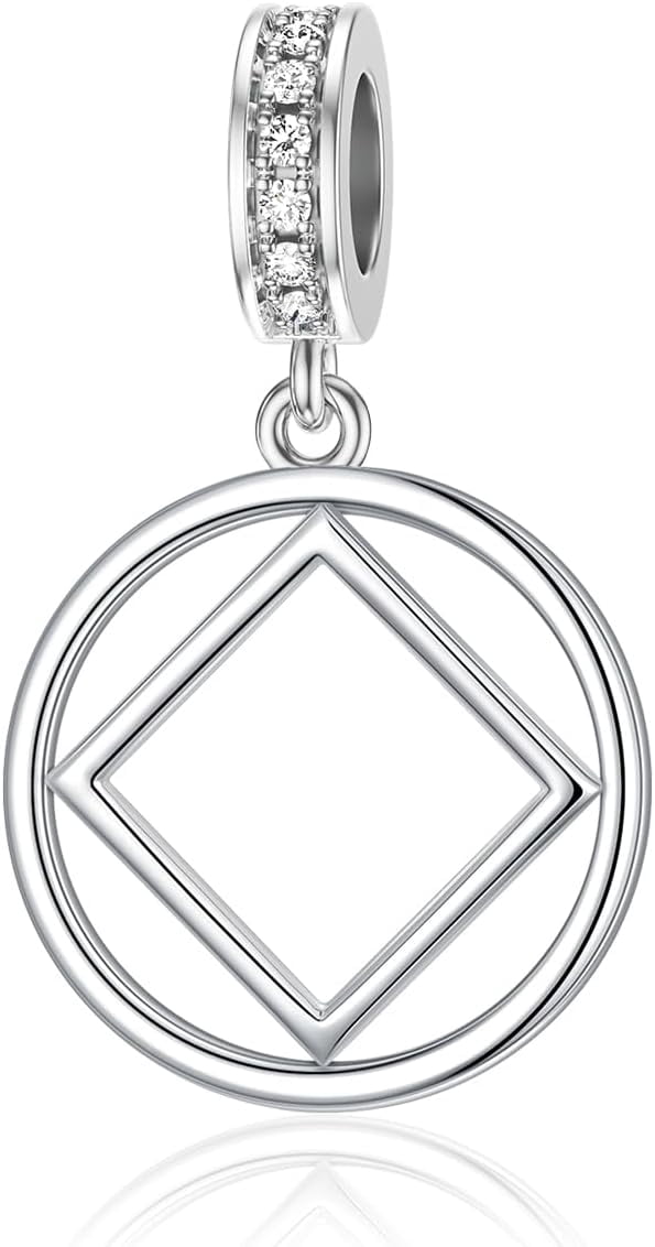 AA Sobriety Crystal Necklace Anonymous Alcoholics Anonymous Gift ...