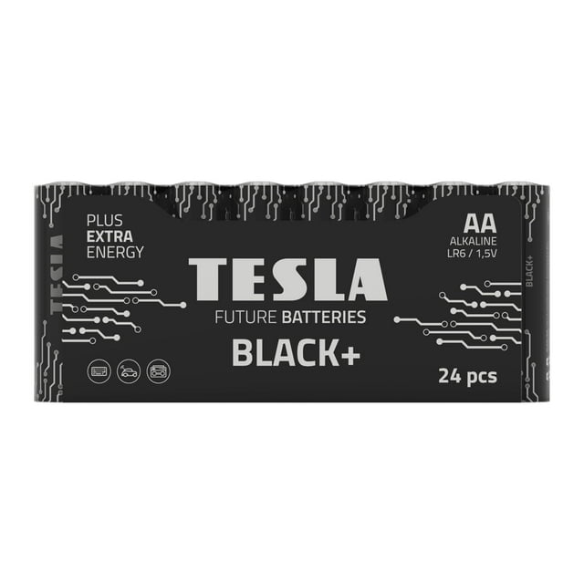 AA Tesla Batteries Black Alkaline Constant Energy Power/ LR06 (24 Pack ...
