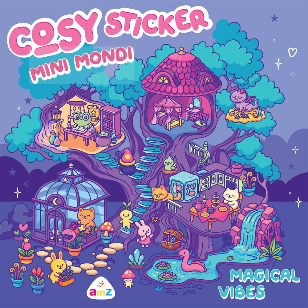 AA.VV. Magical vibes. Cosy sticker mini mondi. Ediz. a colori ...