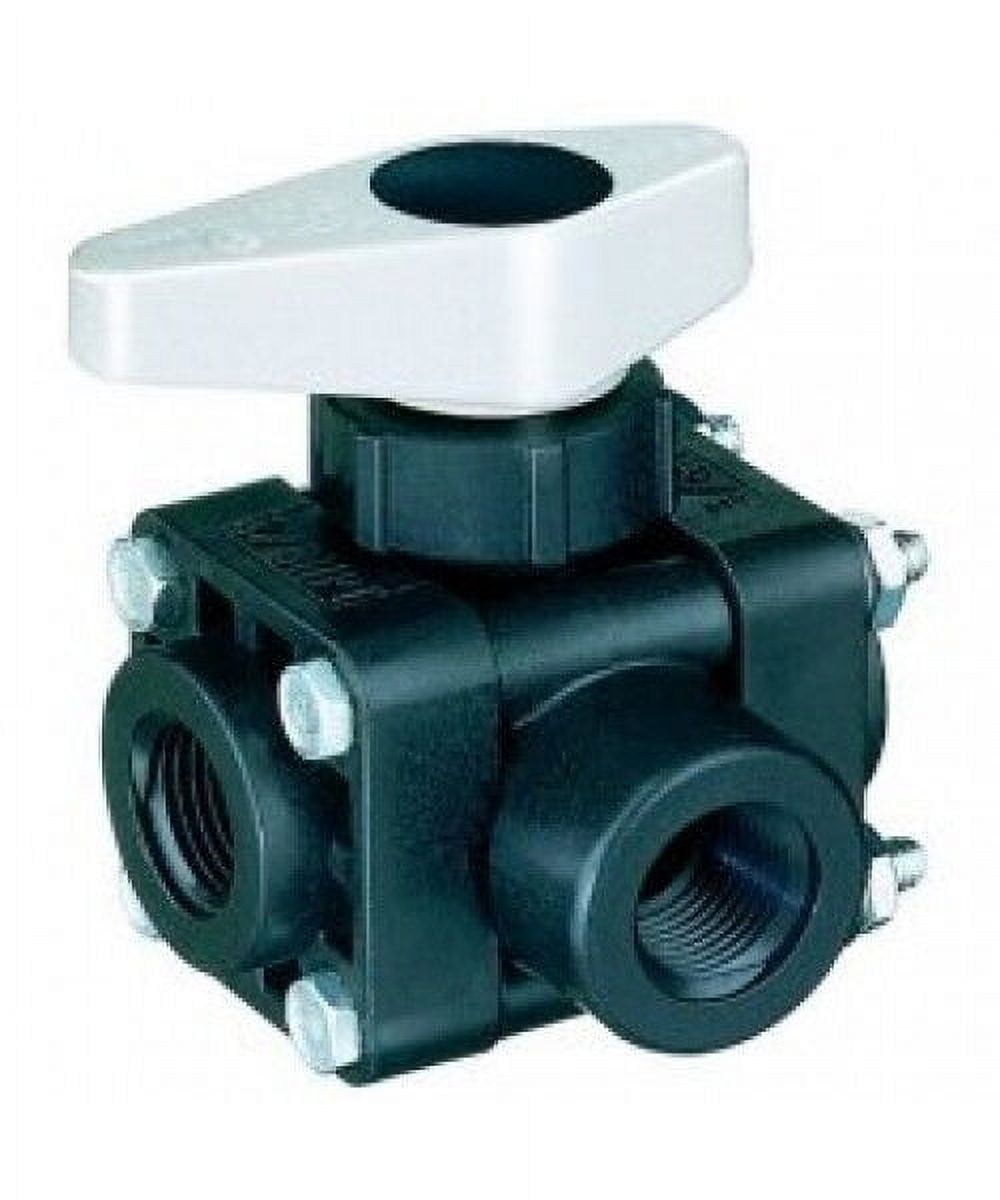 AA343M-3-3/8-PP TeeJet 3/8" 3‑Way Manual Bypass Valve - Walmart.com