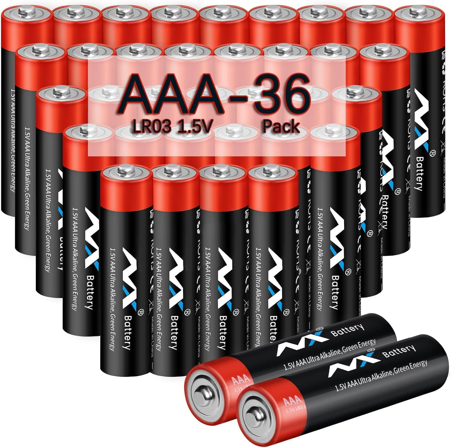 AAA Battery, Alkaline Battery High-Performance Triple AAA Batteries ...