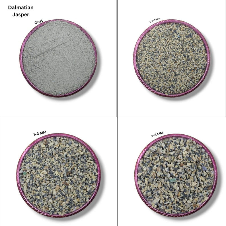 AAA+ Crushed Dalmatian Jasper Coarse Gemstone Powder All Size Natural ...