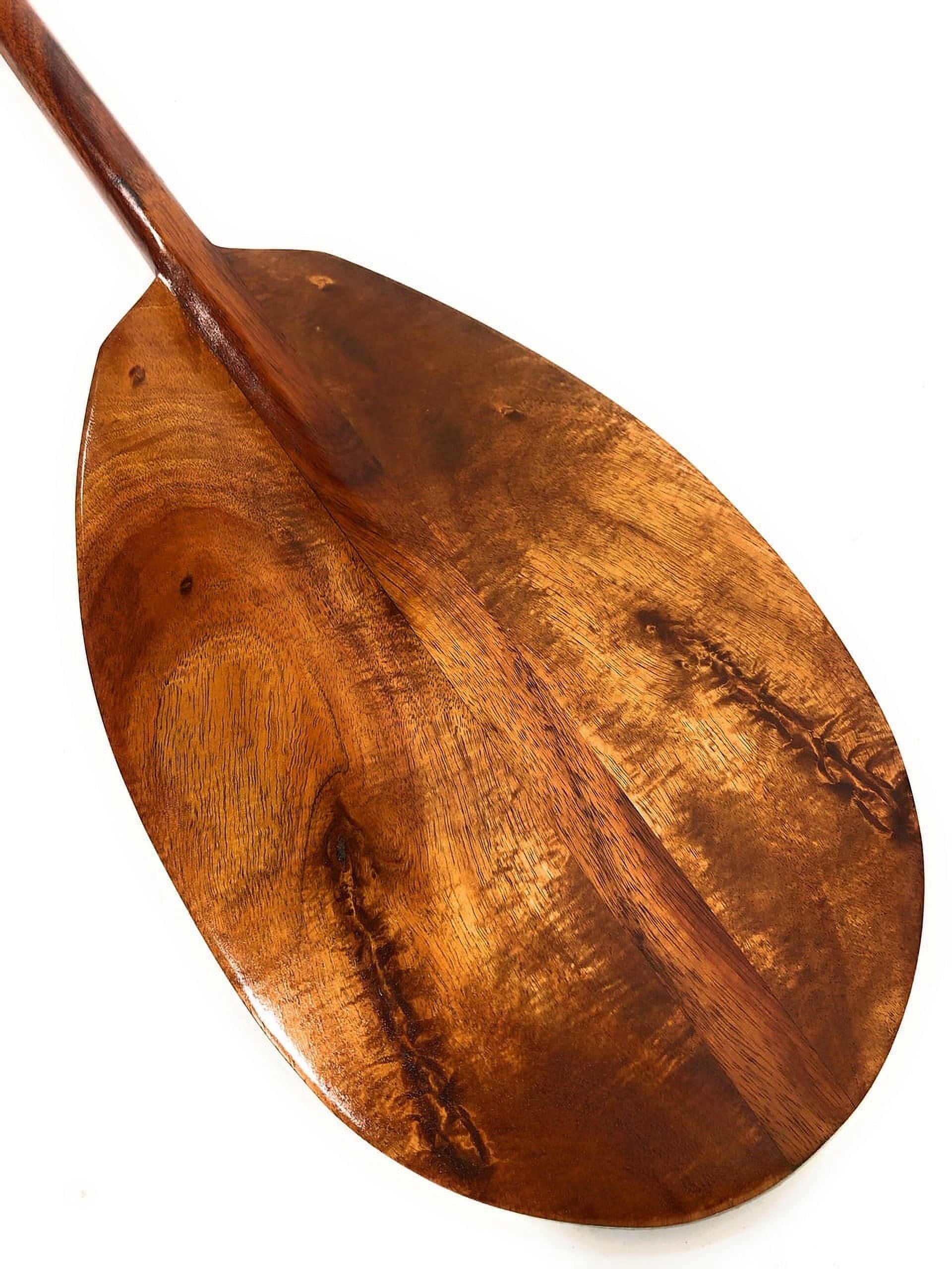 AAA+ Curly Koa Paddle/Oar 60" Outrigger Canoe - Made in Hawaii | # ...