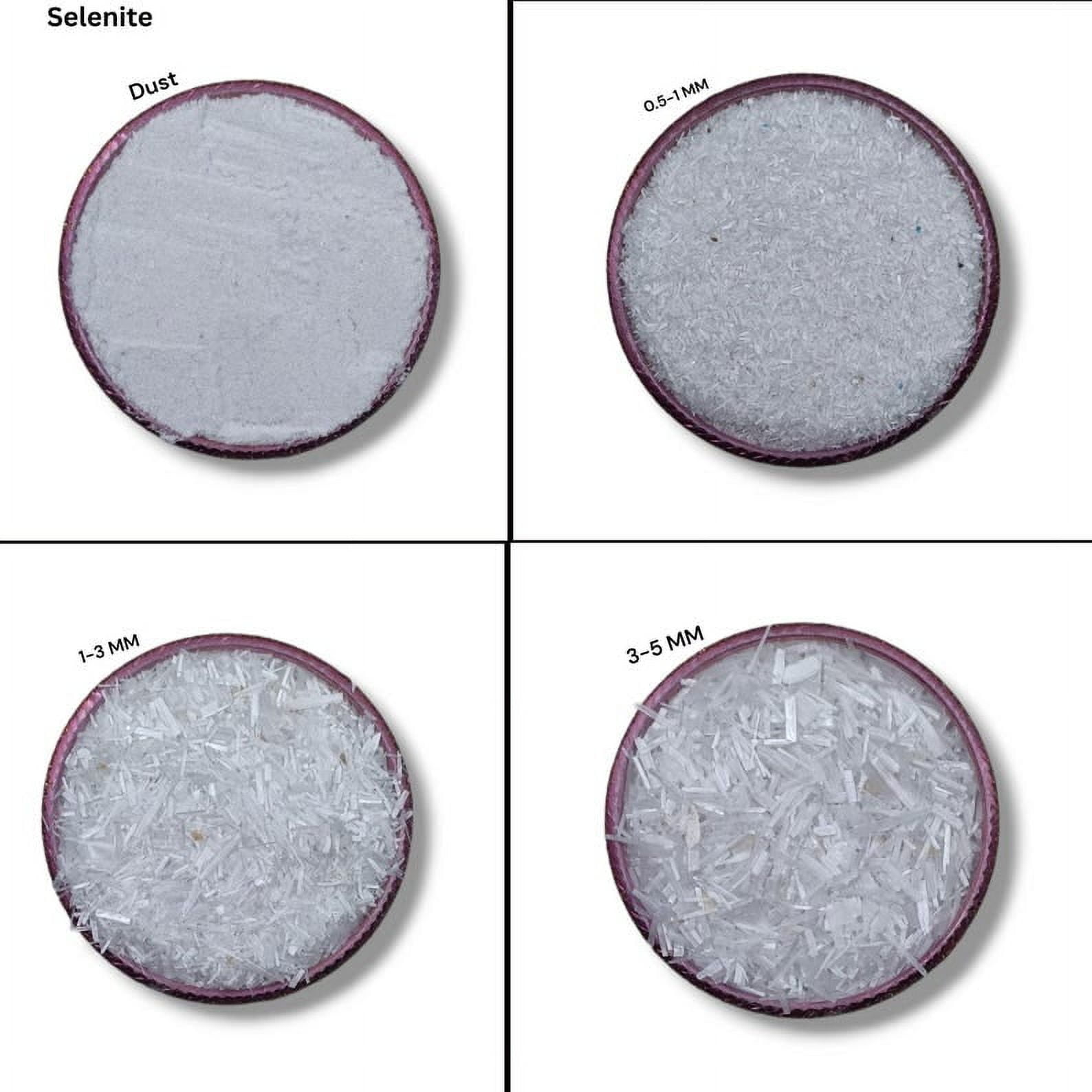 AAA+ Natural Crushed Selenite Coarse Gemstone Powder Crushed All Size ...