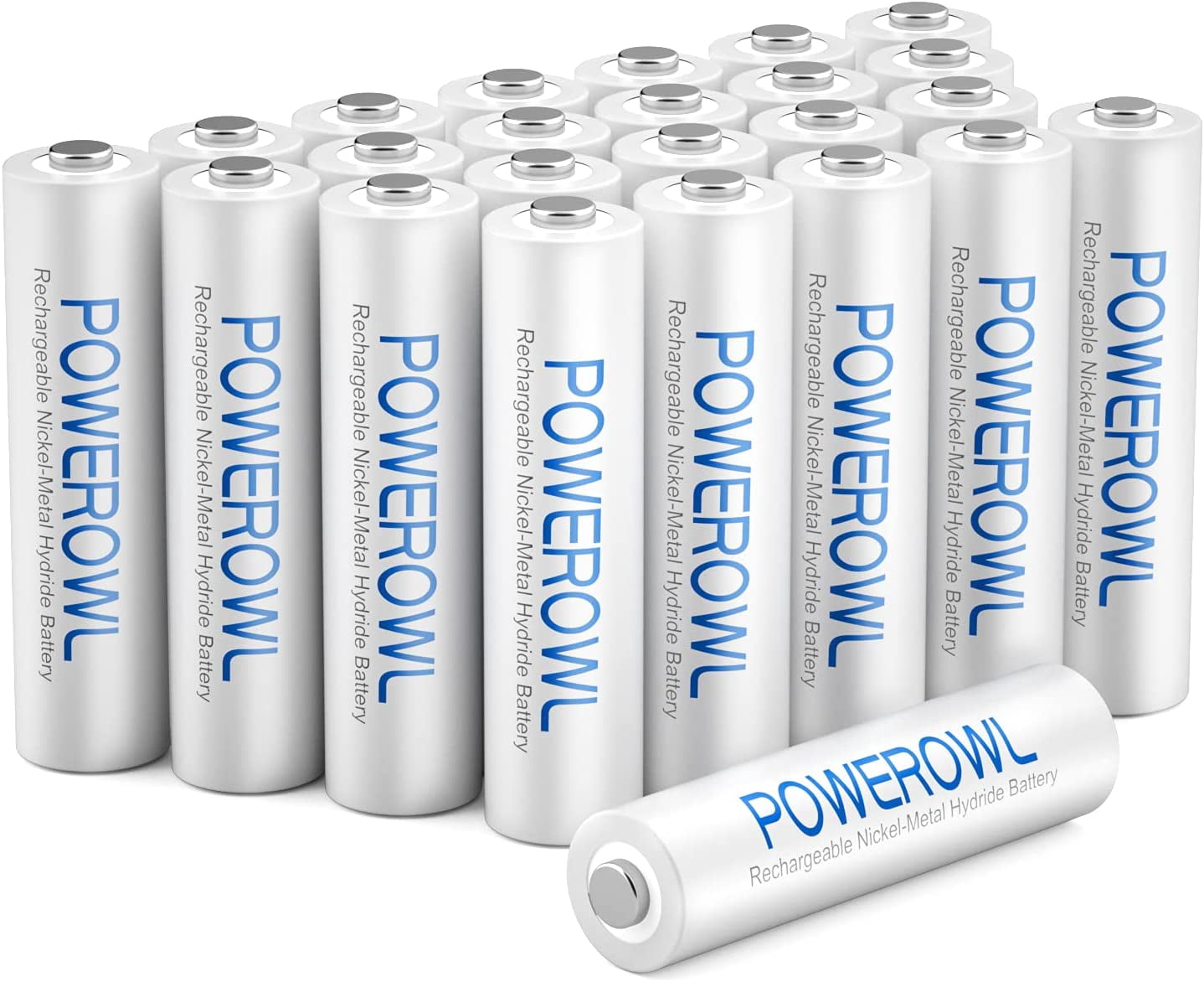 AAA Rechargeable Batteries 24 Pack, High Capacity Rechargeable AAA ...