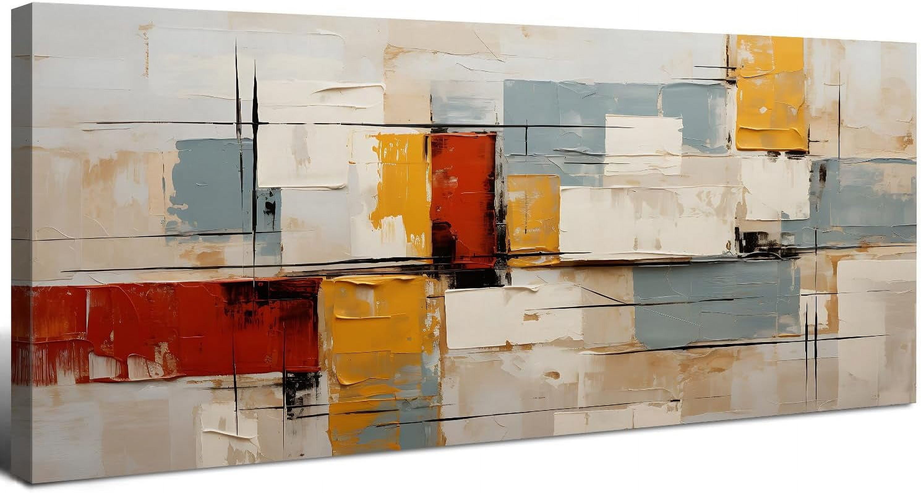 AABERIC Abstract Colorful Wall Art for Large Canvas Painting Abstract ...