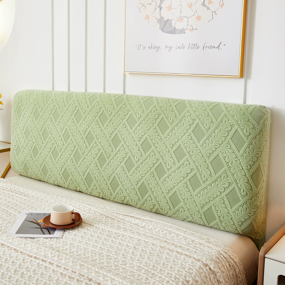XUELC Jacquard Headboard Slipcover, Stretchable Fabric Headboard Cover ...