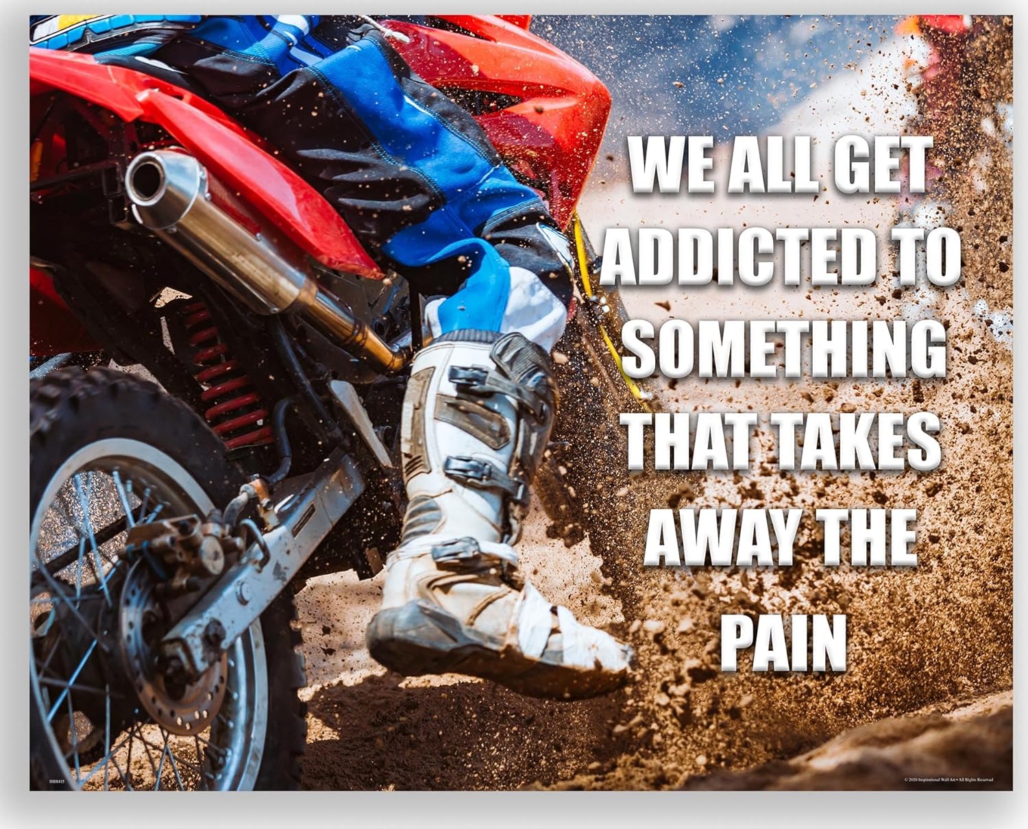AABERIC Addicted To Pain Motocross ATV Freestyle Racing Gift Boys ...