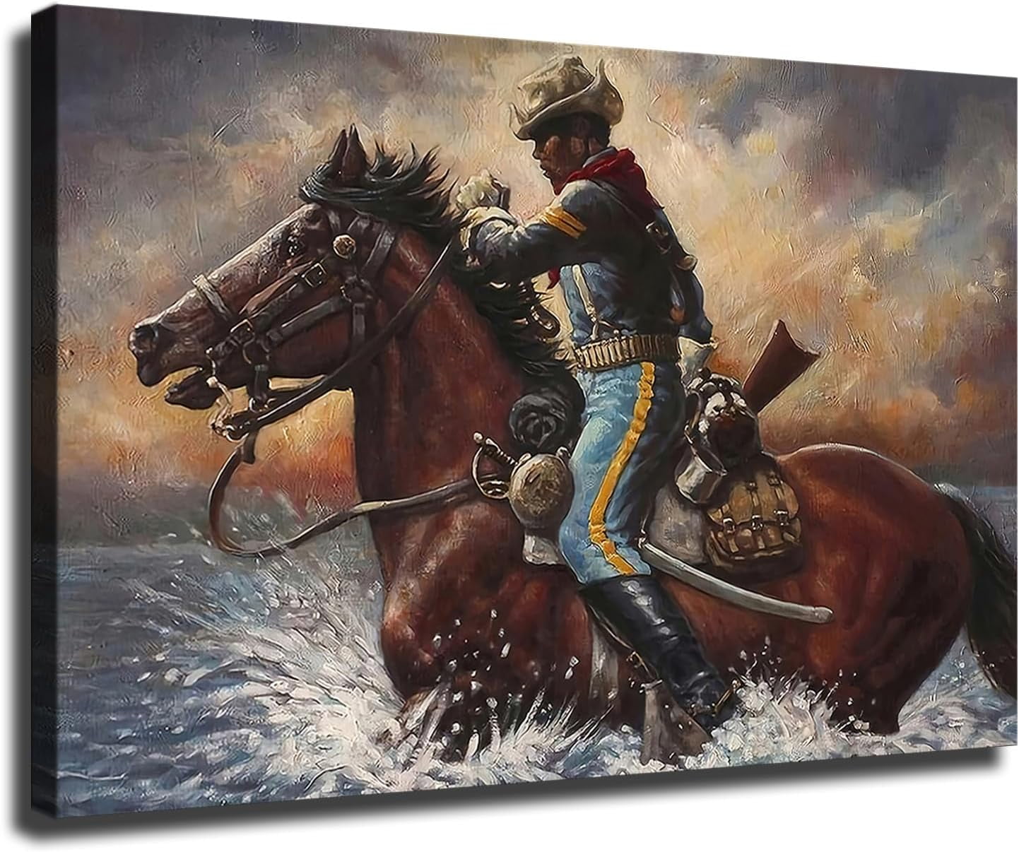 AABERIC African American Buffalo Soldier Posters and Wall Art Picture ...