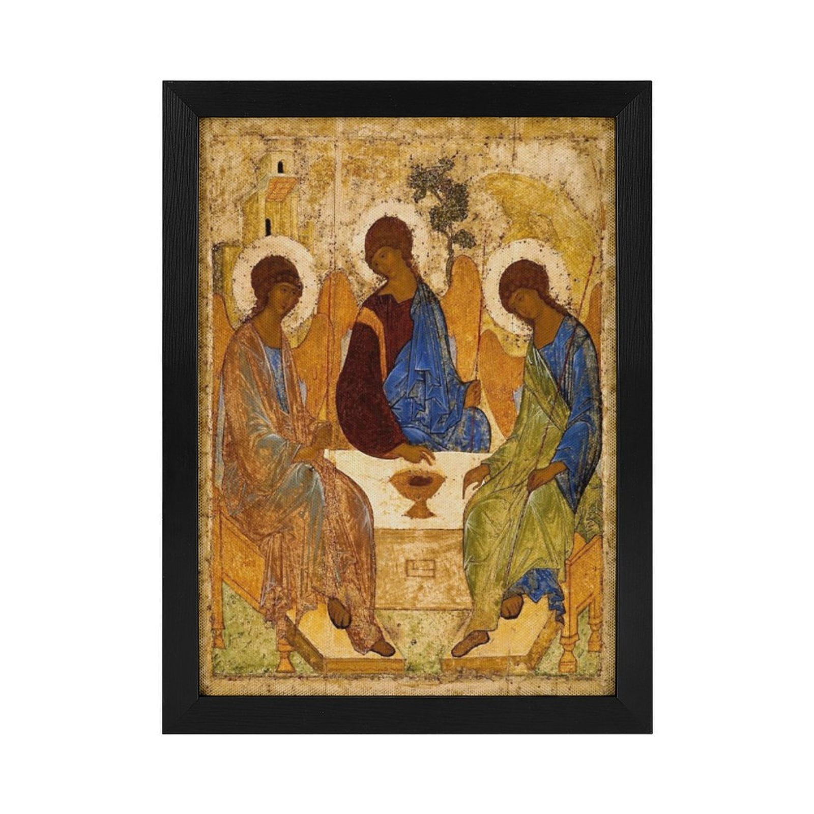AABERIC Andrei Rublev POSTER Holy Trinity Icon PRINT Byzantine Angels ...