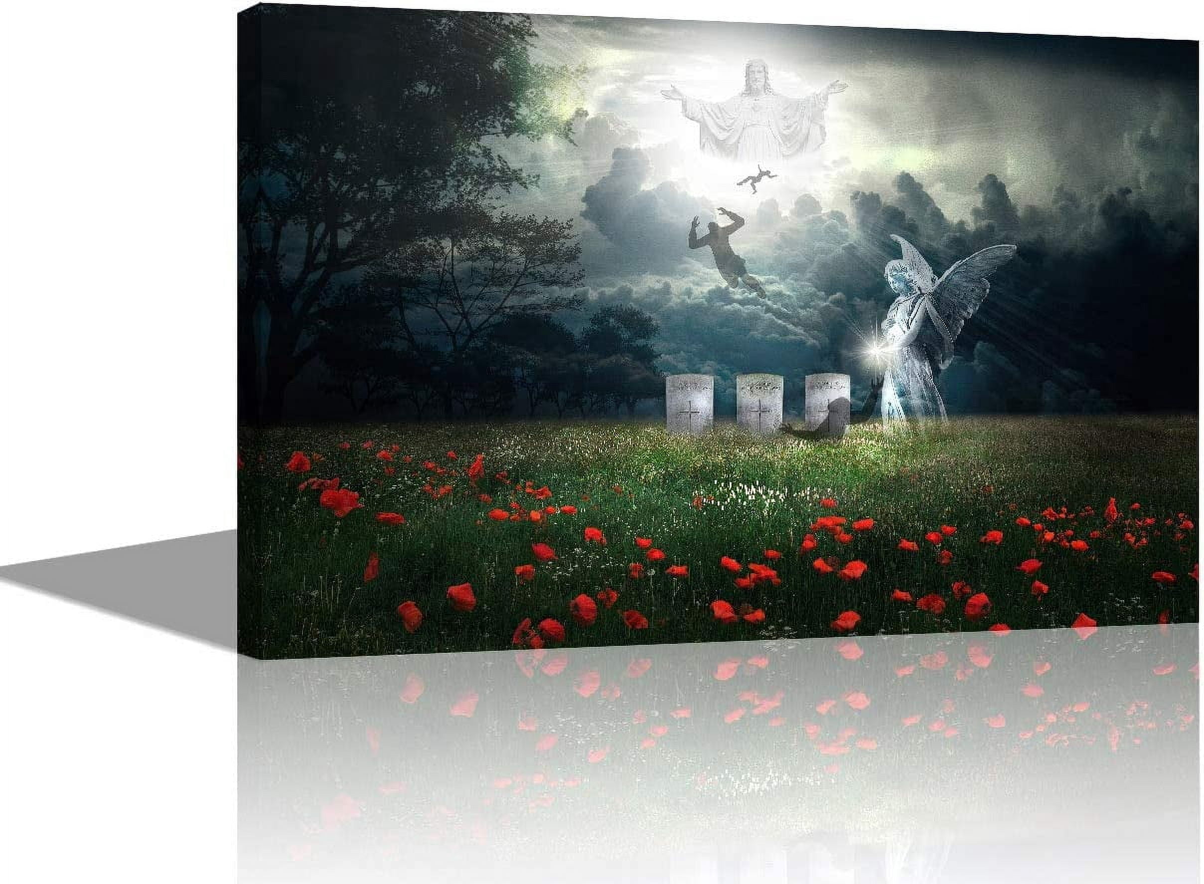 AABERIC Angel of The Lord Artwork for Walls Jesus Posters Picture ...