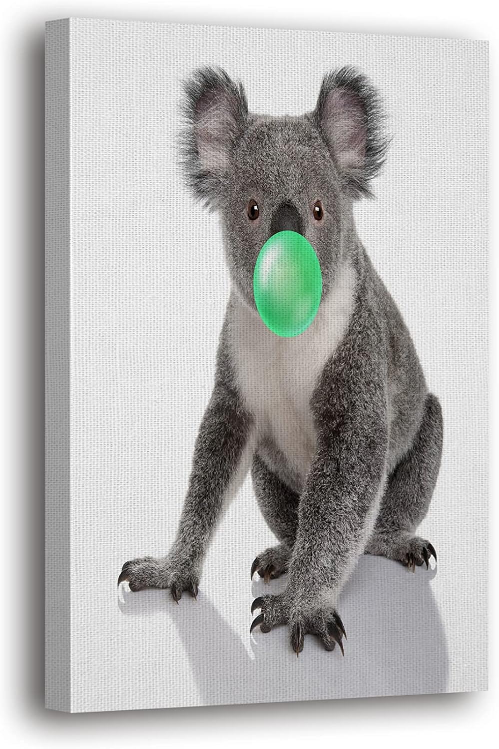 AABERIC Animals Blowing Bubble Gum Wall Art for Farmhouse Bathroom ...