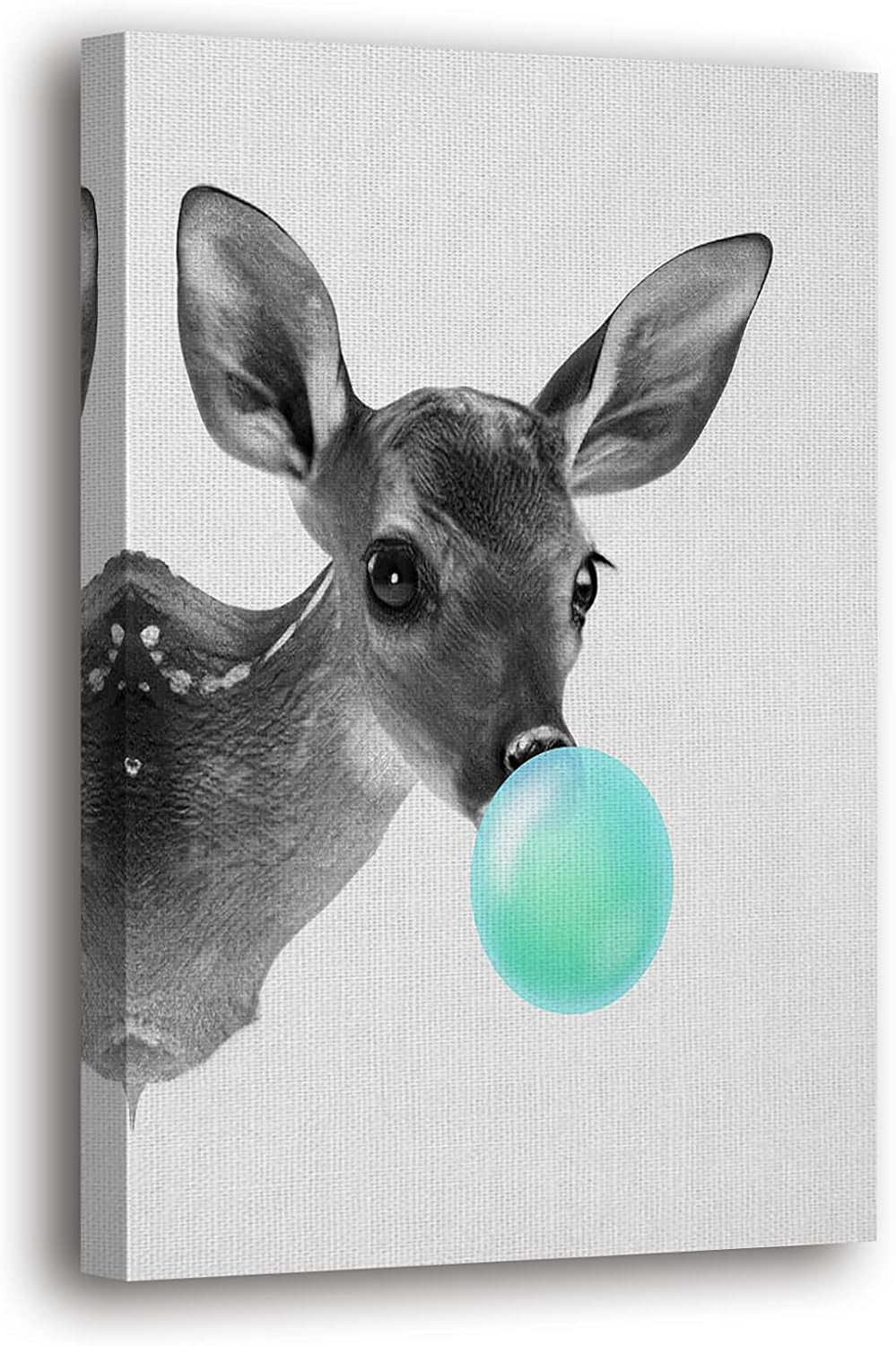 AABERIC Animals Blowing Bubble Gum Wall Art for Farmhouse Bathroom ...