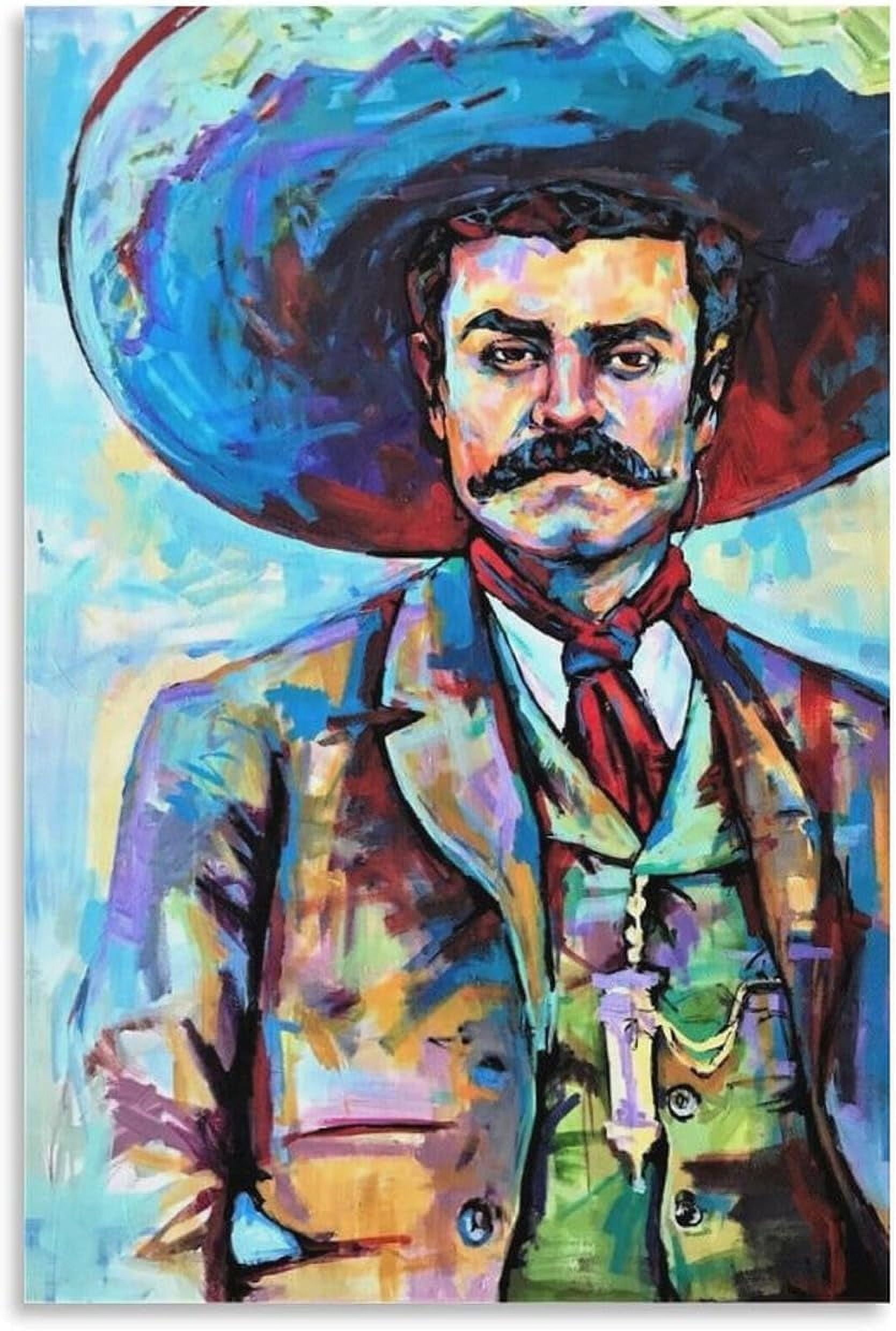 AABERIC Apata Mexican Revolutionary Canvas Art Poster And Wall Art ...