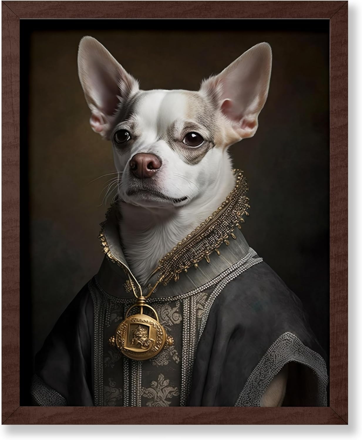 AABERIC Aristocratic Goat Poster - Renaissance Print - Portrait Art ...