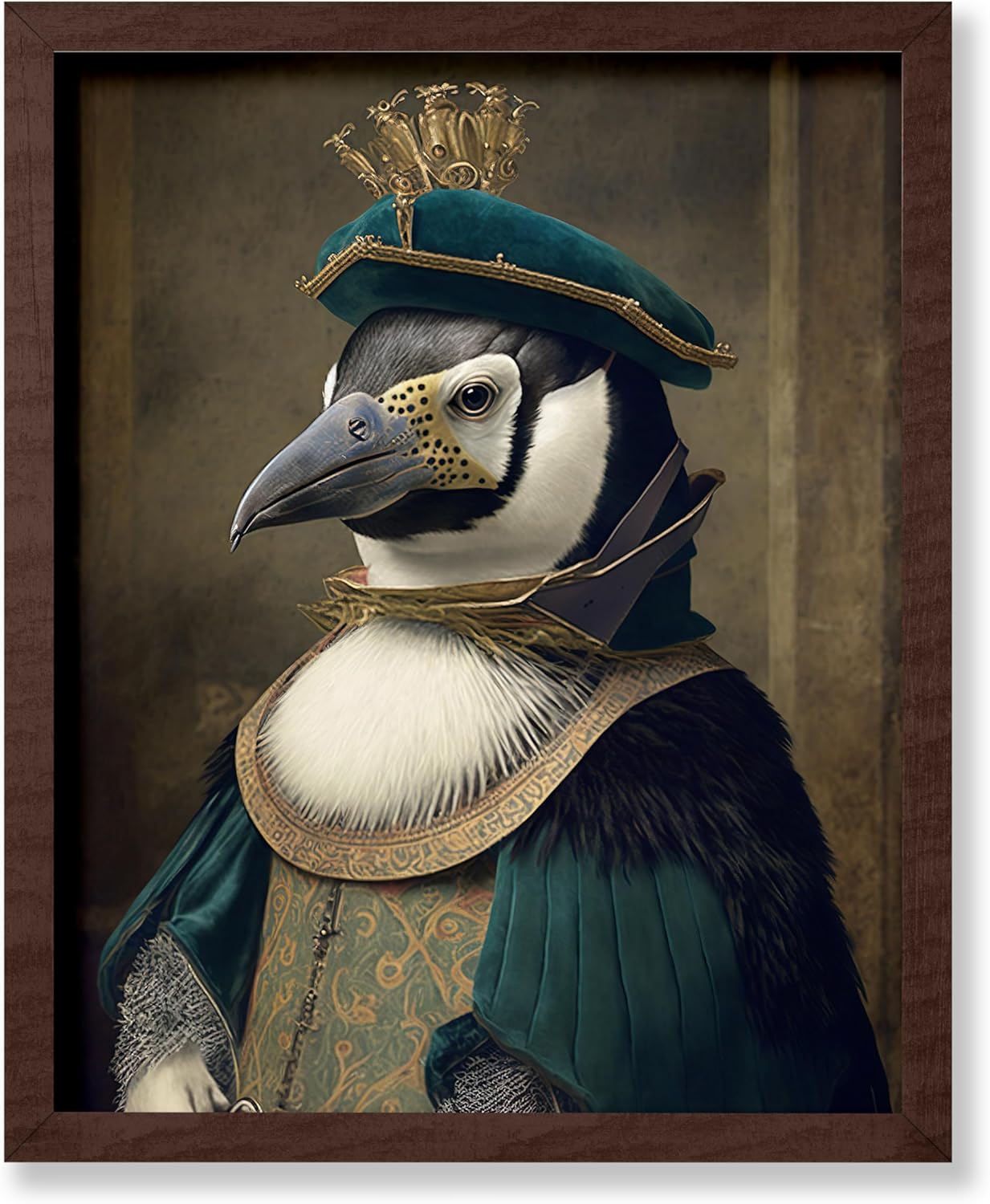 AABERIC Aristocratic Goat Poster - Renaissance Print - Portrait Art ...