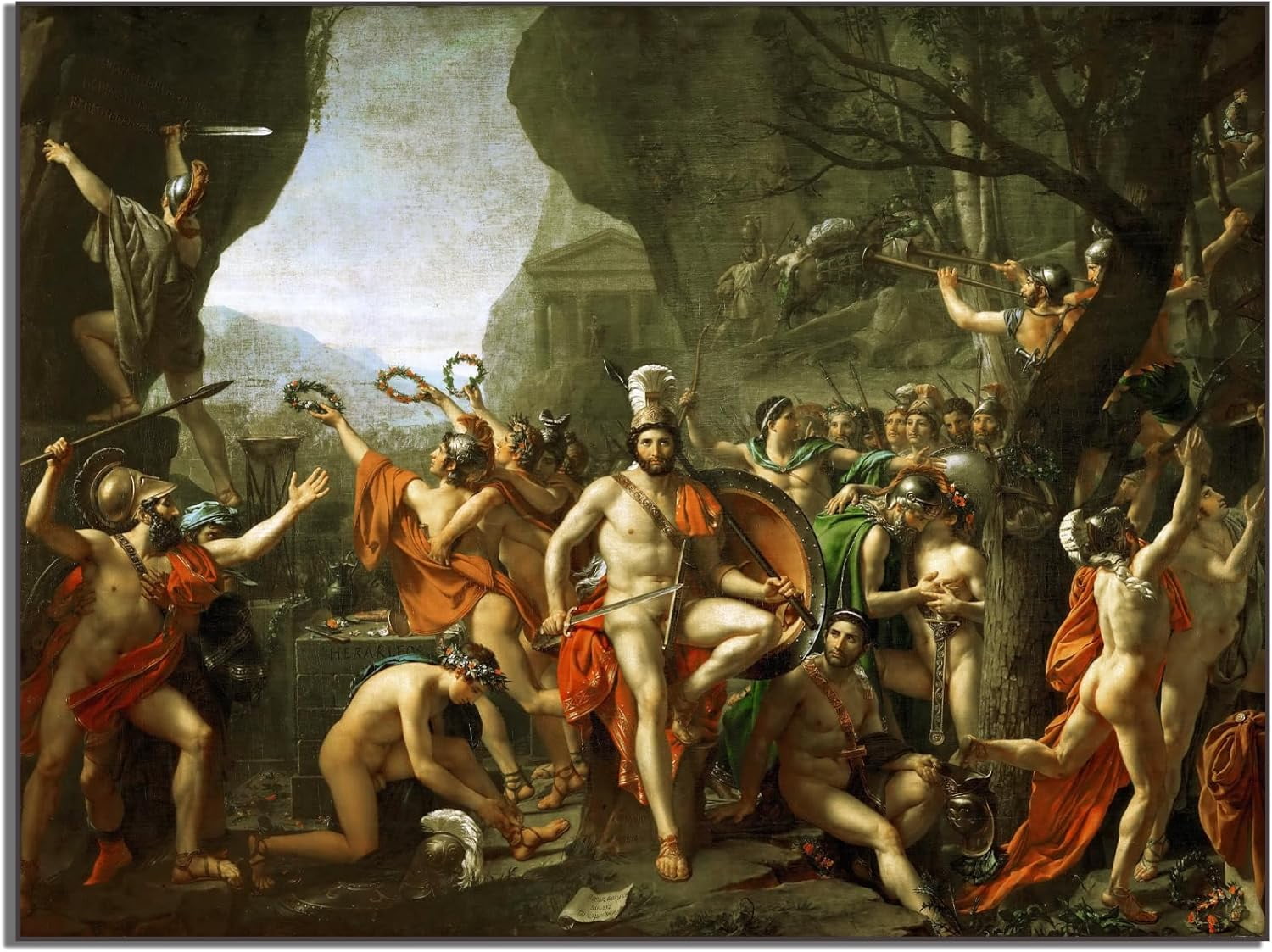 AABERIC Art Print - The Death of Socrates Poster - World Famous Oil ...