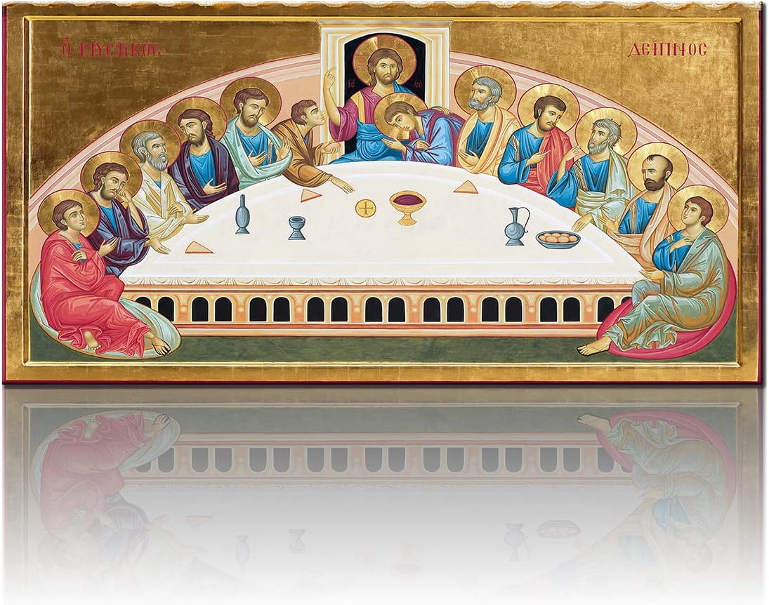AABERIC Art Work for Home Walls The Last Supper Antique-Style Pictures ...