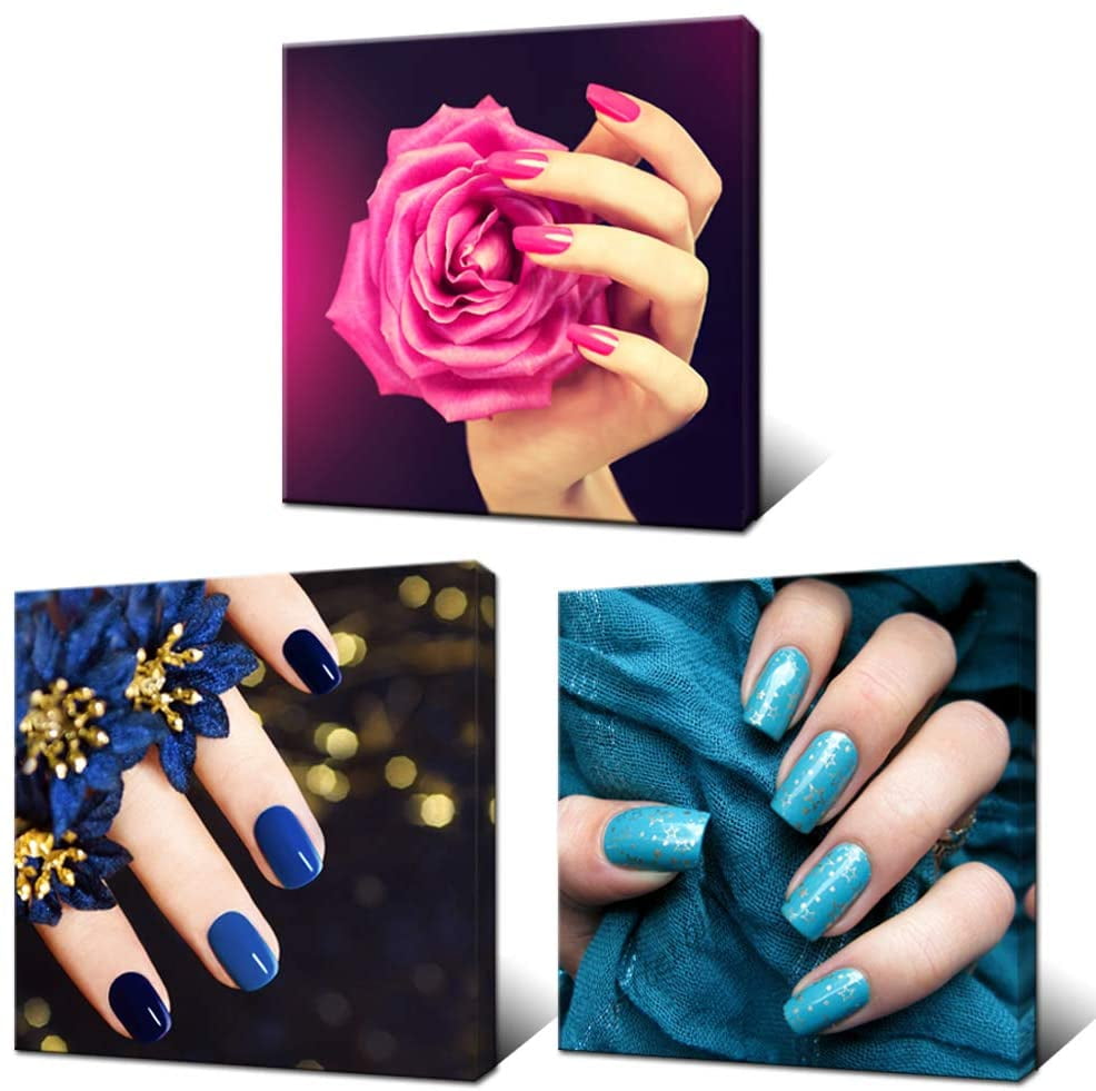AABERIC Artsbay 3 Pieces Modern Canvas Wall Art Fashion Woman Beauty ...