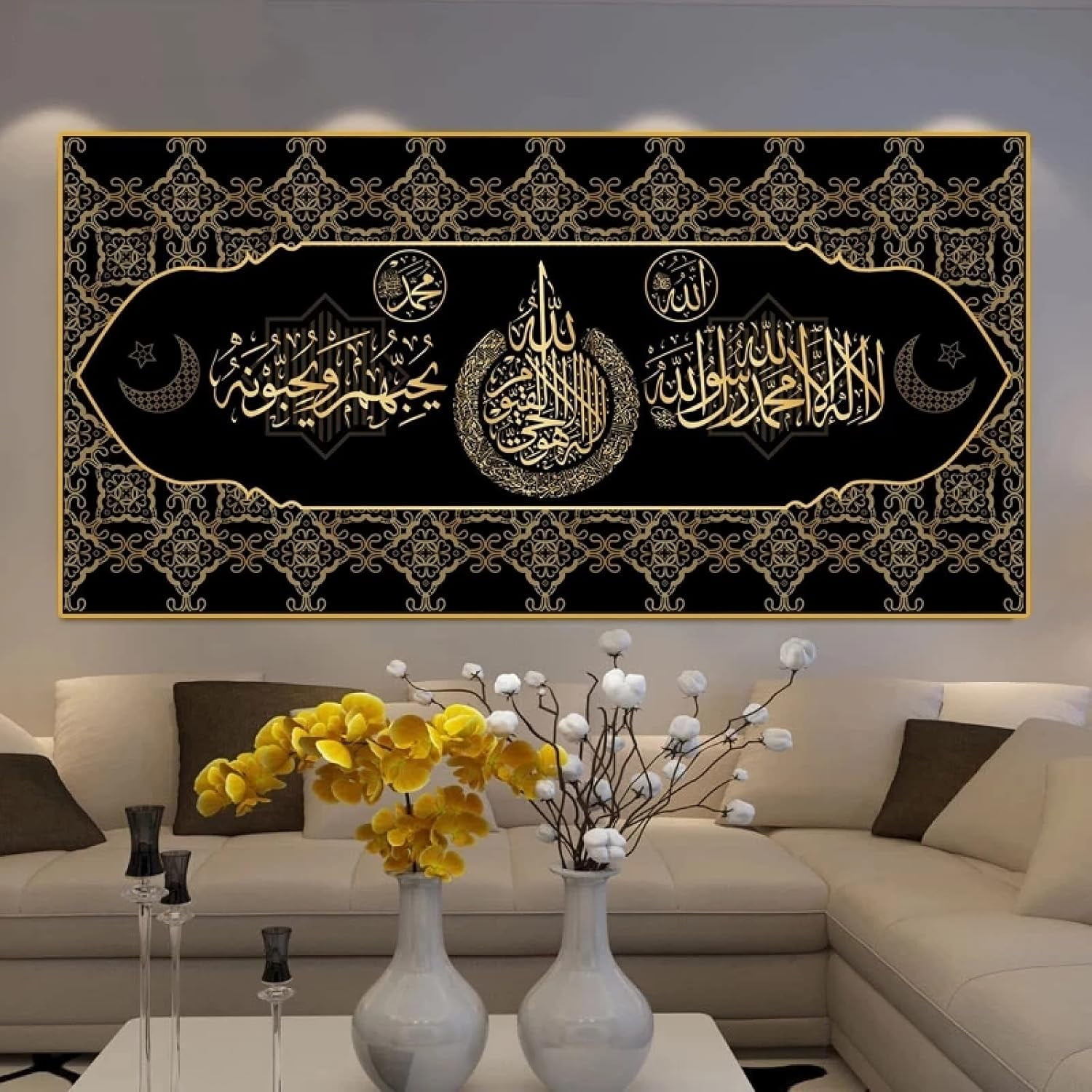AABERIC BRoleo Islamic Painting Makka Madina Posters Kaba Picture Prints On Canvas Islam Wall ...