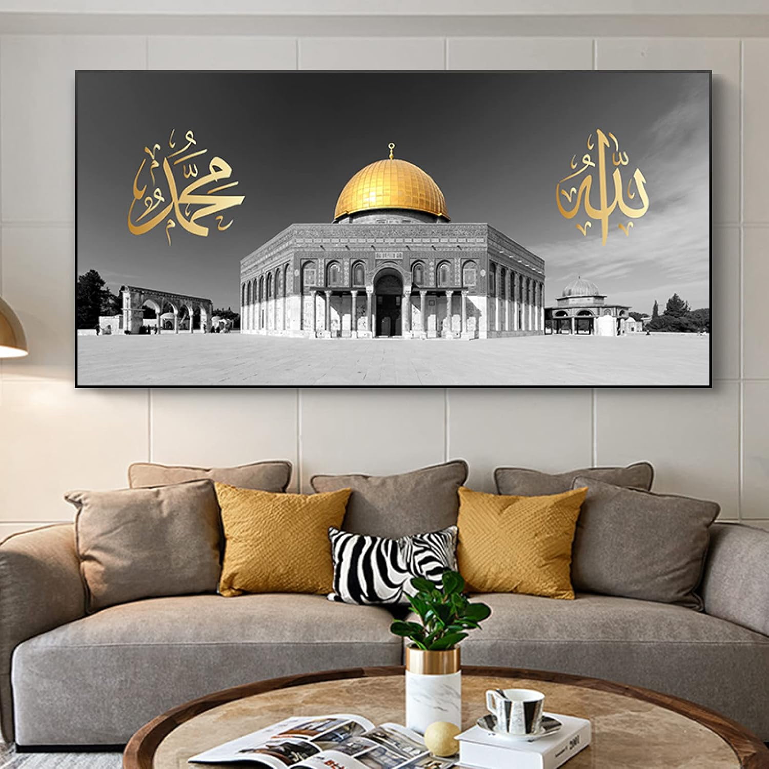 AABERIC BRoleo Islamic Painting Makka Madina Posters Kaba Picture ...