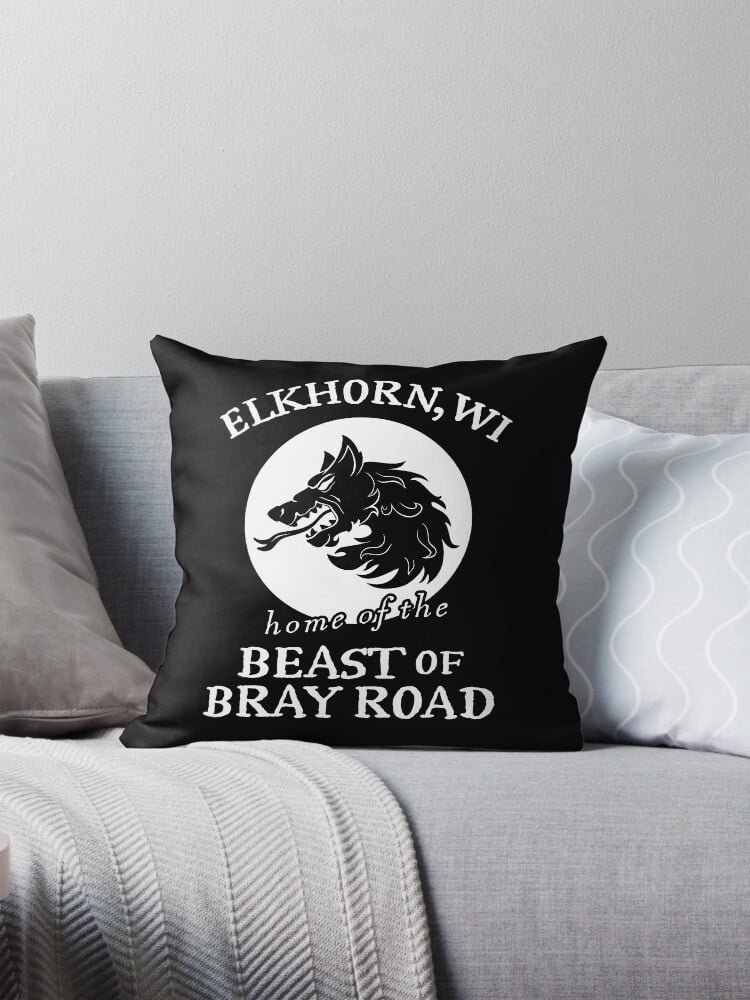 AABERIC Beast of Bray Road Elkhorn WI Throw Pillow Covers Cases Cushion ...
