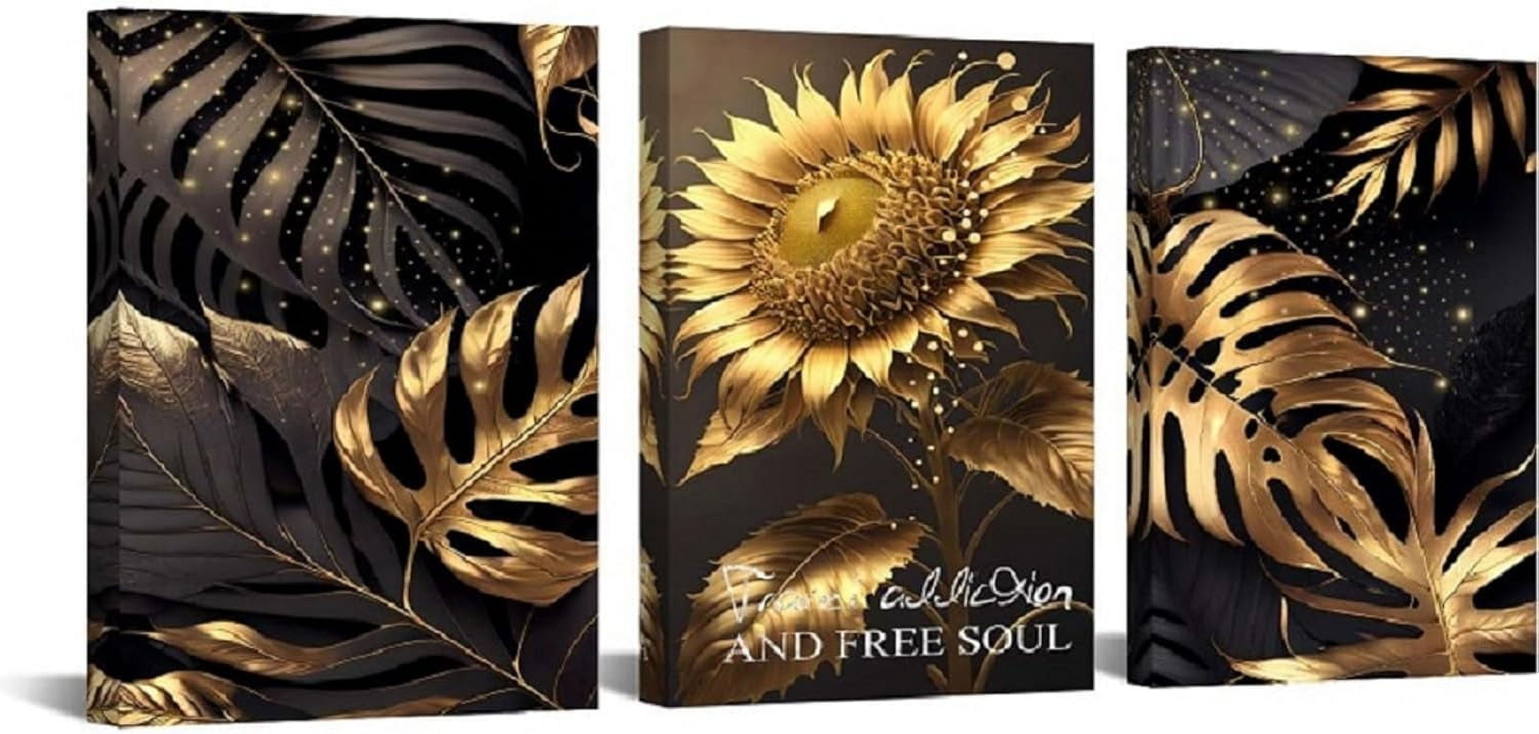 AABERIC Bedroom Wall Art Sunflower Canvas wall Art for living room ...