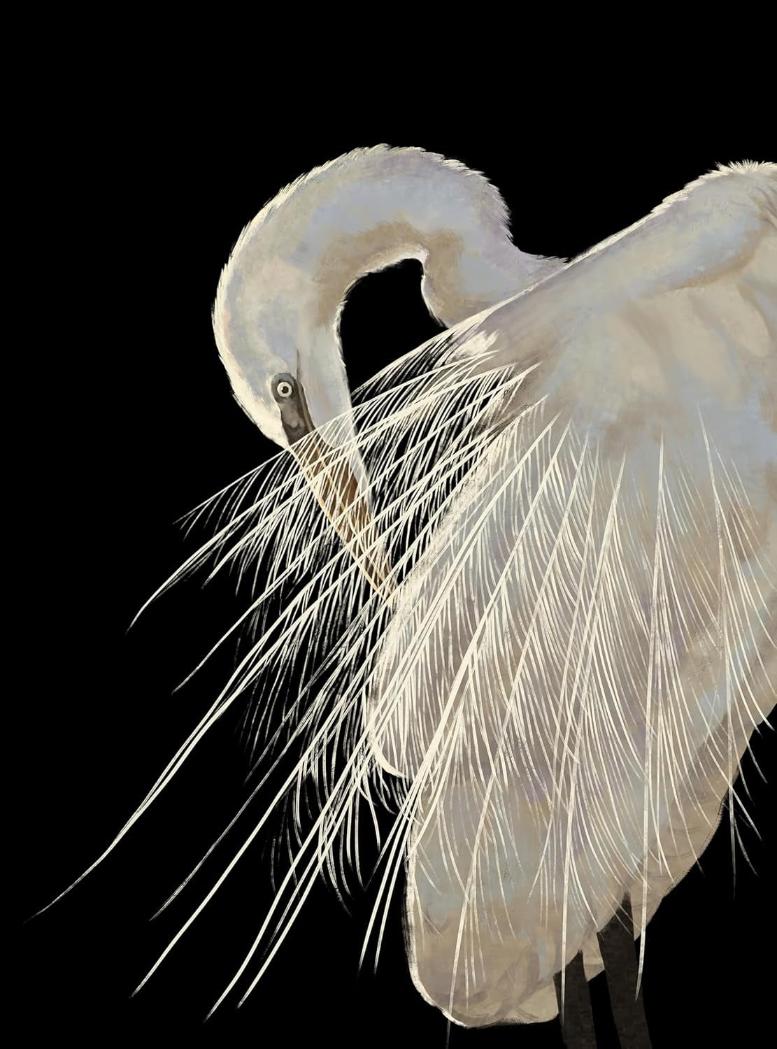 AABERIC Black Cat Wall Art, Eclectic Wall Decor, Cute Preppy Cat Poster ...