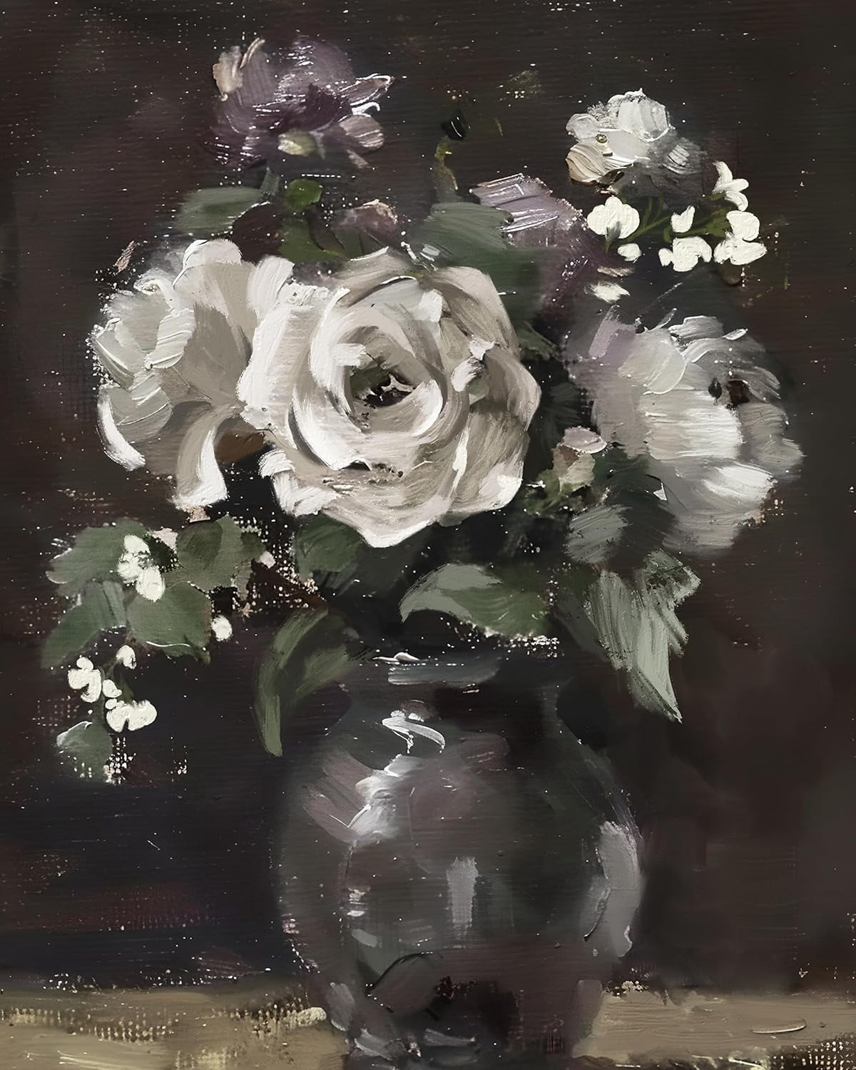 AABERIC Black Cat Wall Art, Eclectic Wall Decor, Cute Preppy Cat Poster ...