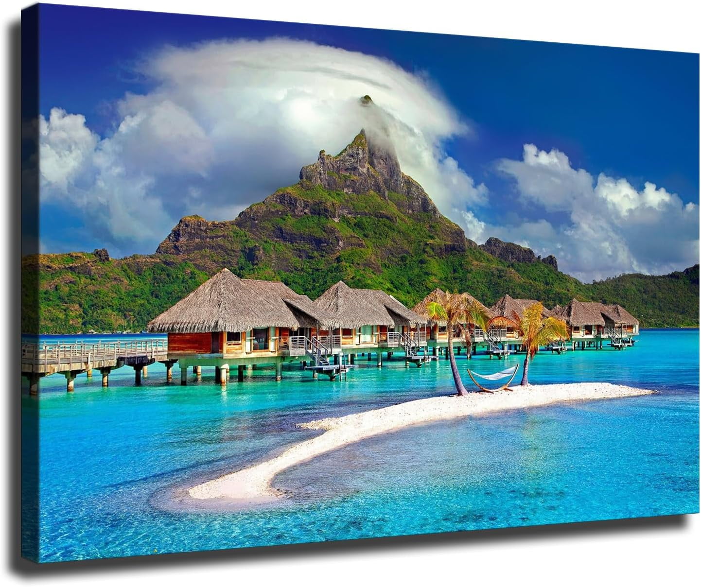 AABERIC Bora Bora Poster Canvas Wall Art Living Room Wall Art Bedroom ...