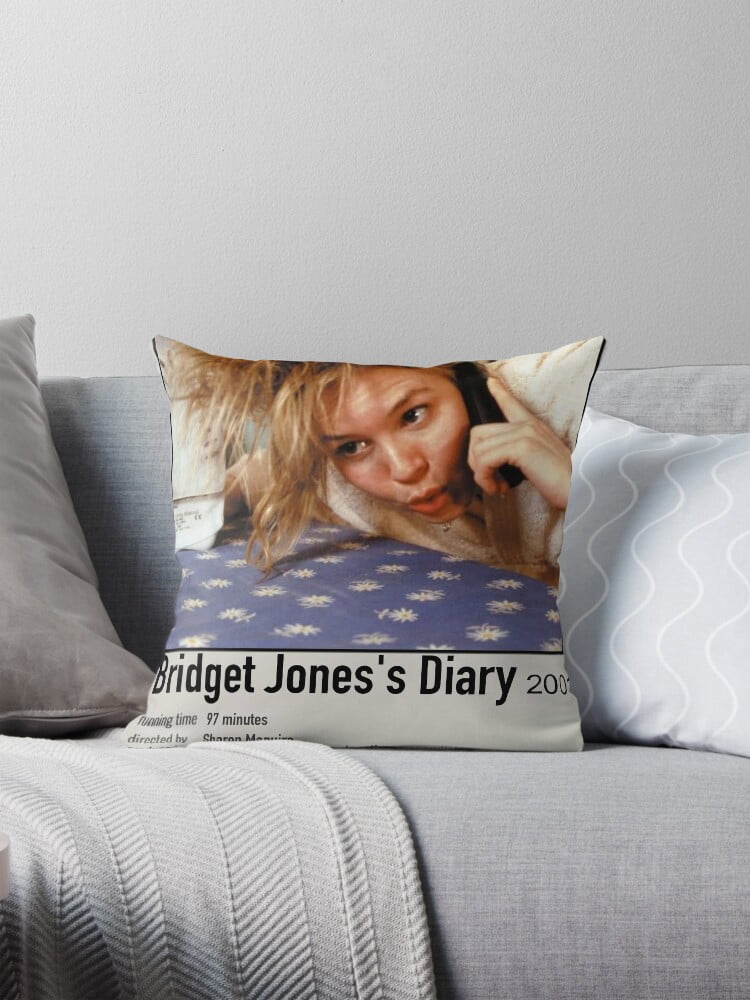 AABERIC Bridget Jones’s Diary-Vintage Poster Throw Pillow Covers Cases ...