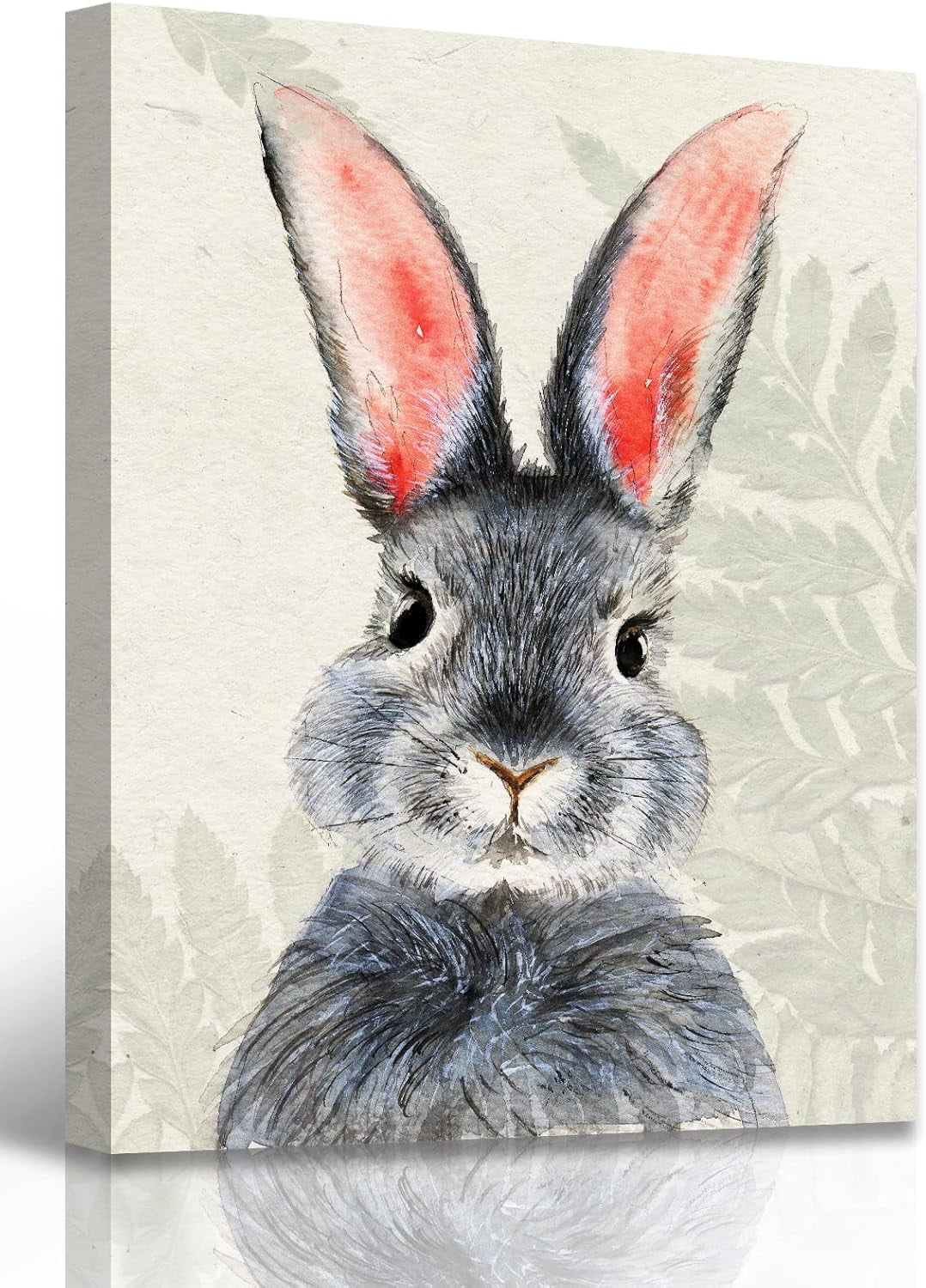 AABERIC Bunny Canvas Wall Art Prints Cute Rabbit Pictures for Nursery ...